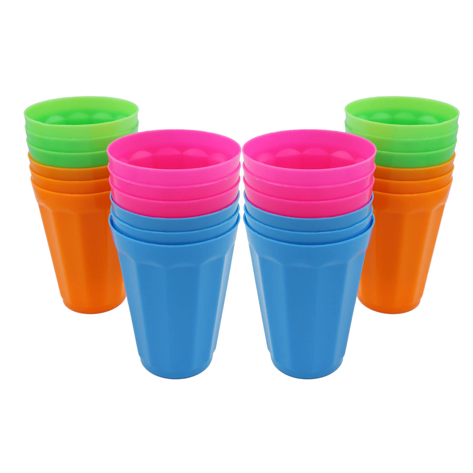 YEKUYEKU 24Pcs Reusable Plastic Cups, Plastic Cups Party, Plastic ...