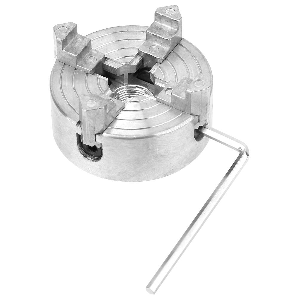 Z011A Zinc Alloy 4-Jaw Chuck Clamp Accessory for Mini Metal Lathe,with ...