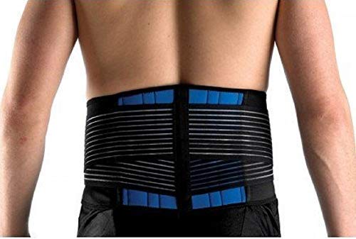 FitMad® Adjustable Neoprene Double Pull Lumbar Support Lower Back Belt ...