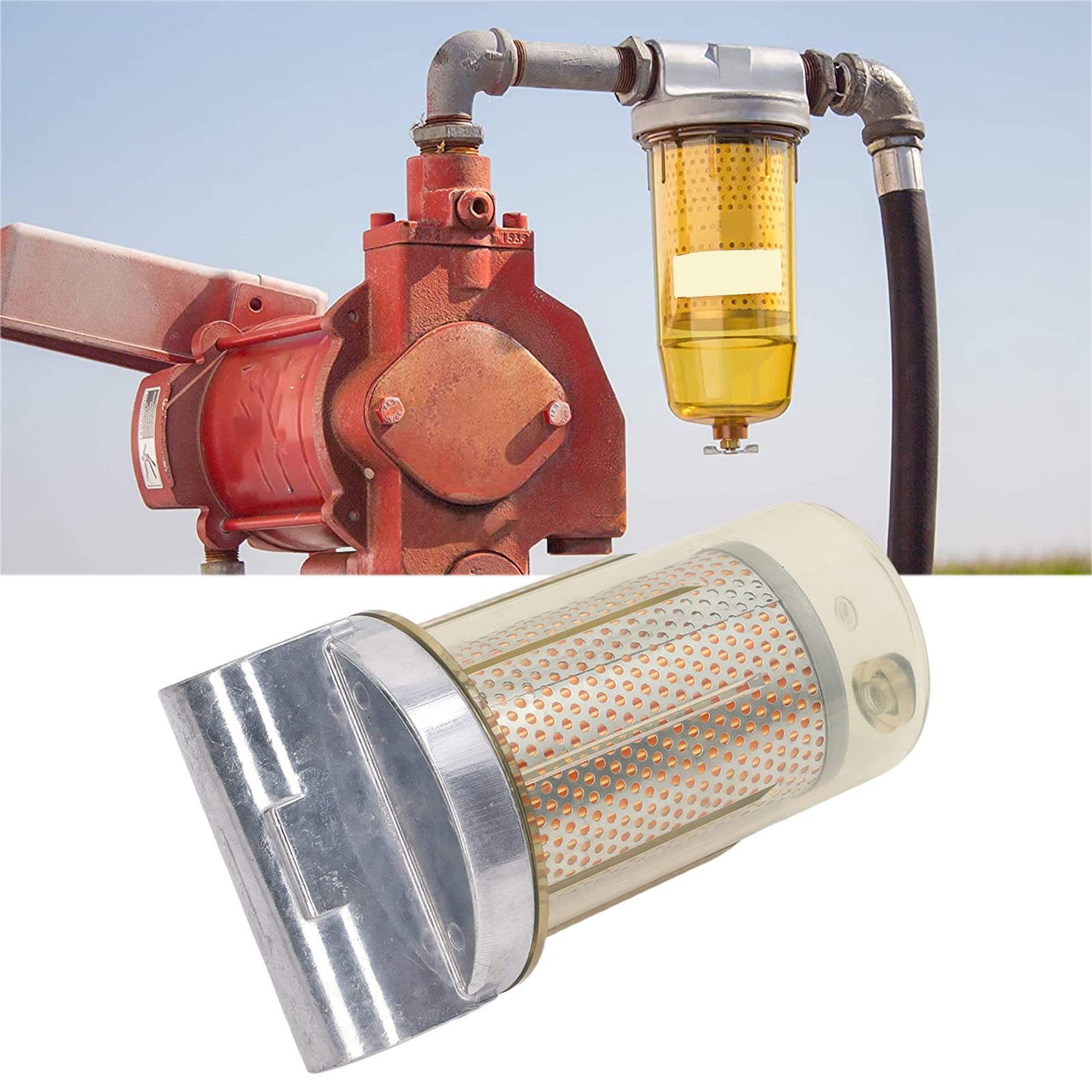 Fuel Filter Alloy Steel Fuel Dispenser Filter Filtering Accessory ...