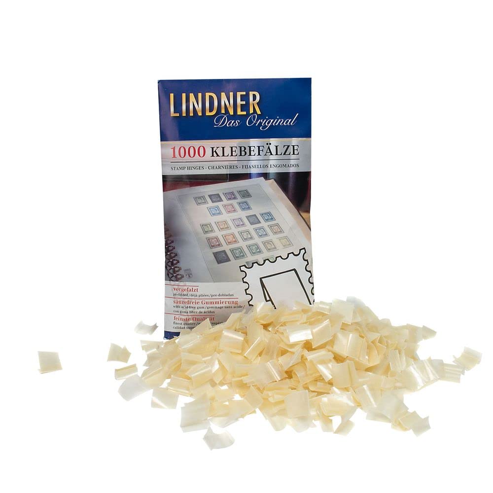 Lindner 7040 Pre-folded Stamp Hinges - 1 package of 1000