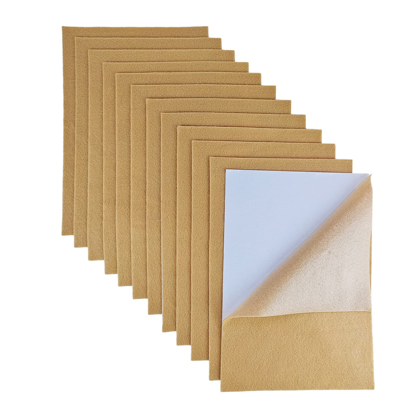 Self Adhesive Felt Sheets, 12 Pieces Sticky Felt, 20x30cm Felt Sheets ...