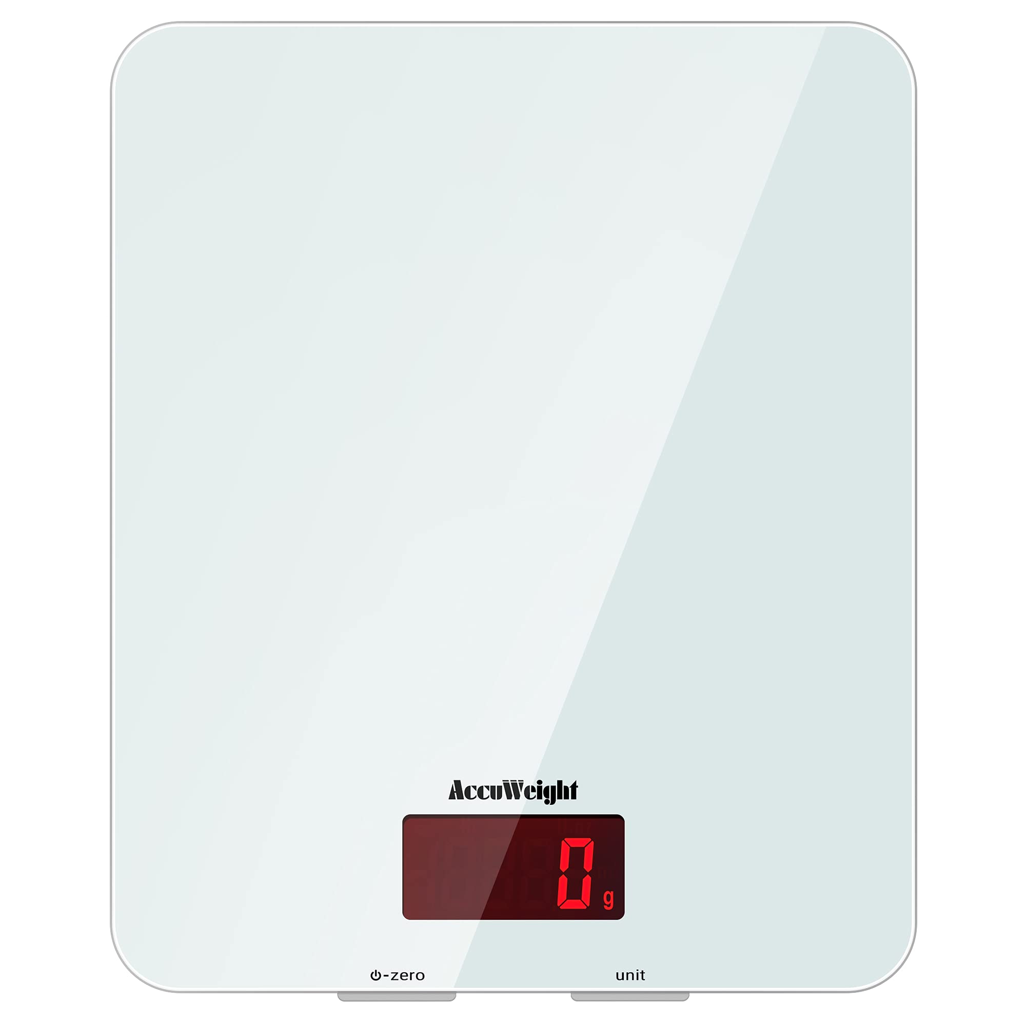 ACCUWEIGHT 201 Digital Kitchen Scales Food Scale with Tempered Glass ...