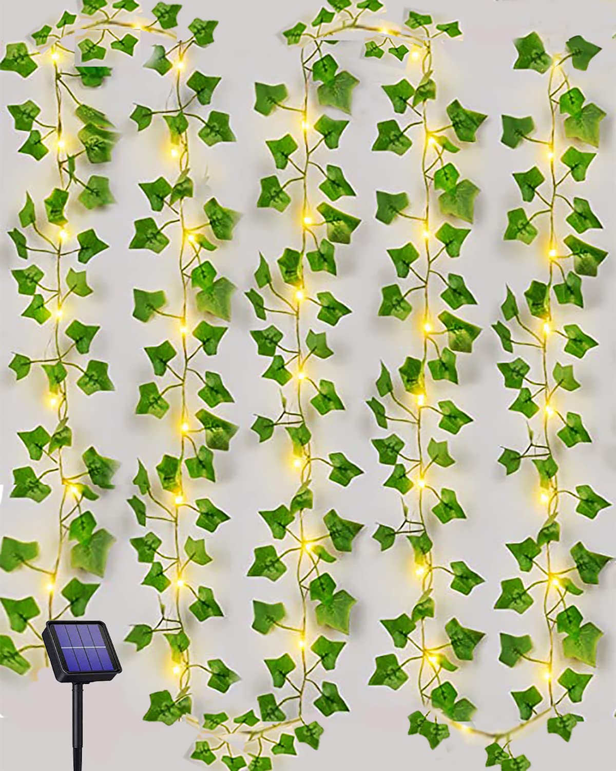 Joysing Solar String Lights 10M 100 LED Vines with Fairy Lights Solar ...