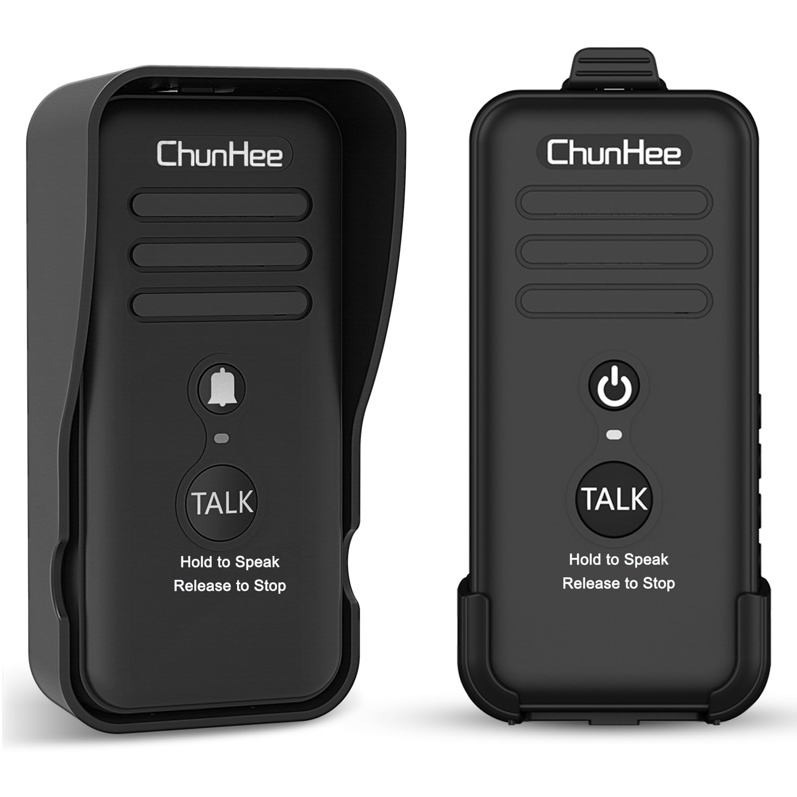 ChunHee Wireless Intercom Doorbell Chime for Home, Two-Way Talk Security System 3000ft/1000m ...