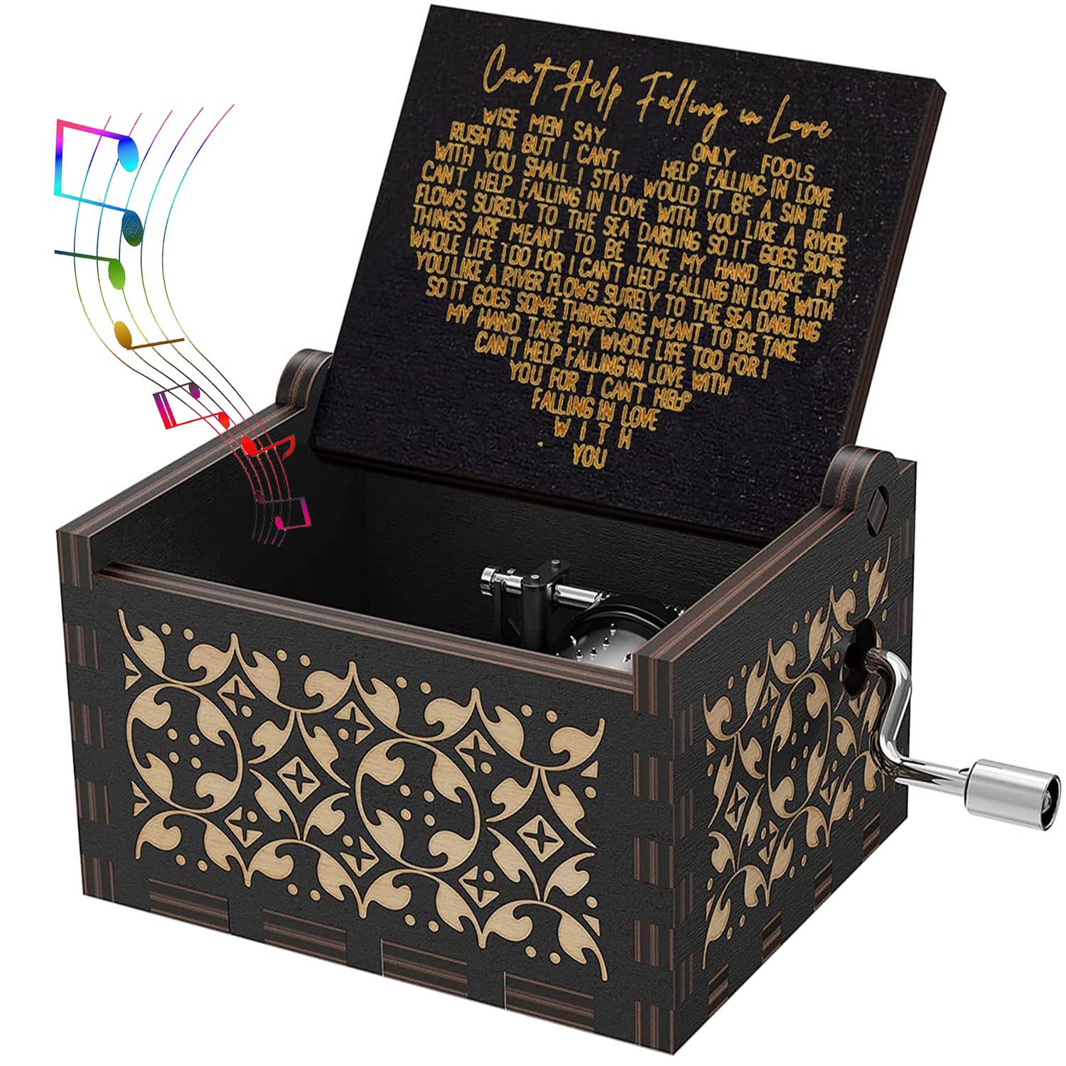 Wooden Happy Halloween Music box for Daughter Son Mum Dad Friend,Hand ...