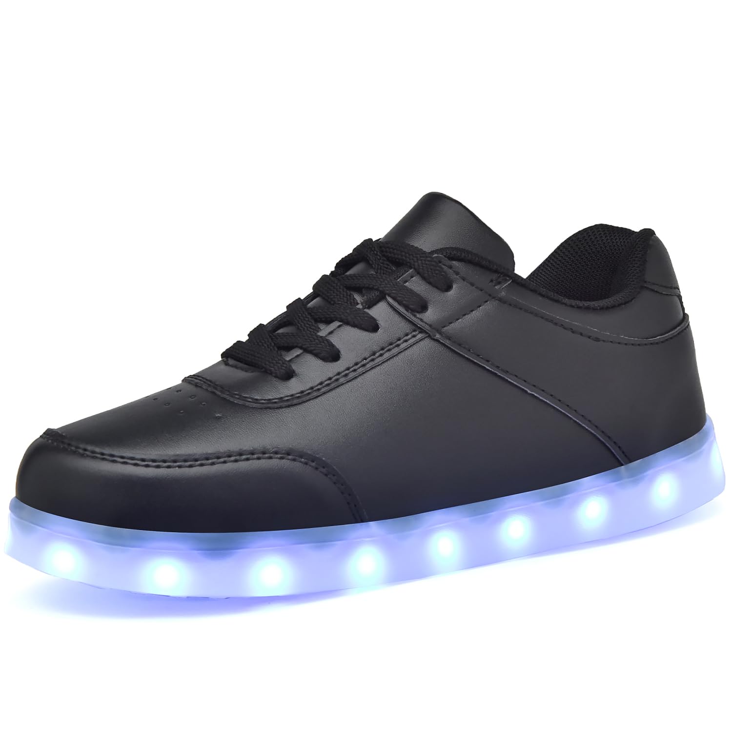 Unisex Light Up Shoes LED Trainers USB Charging Couples Shoes High Top ...