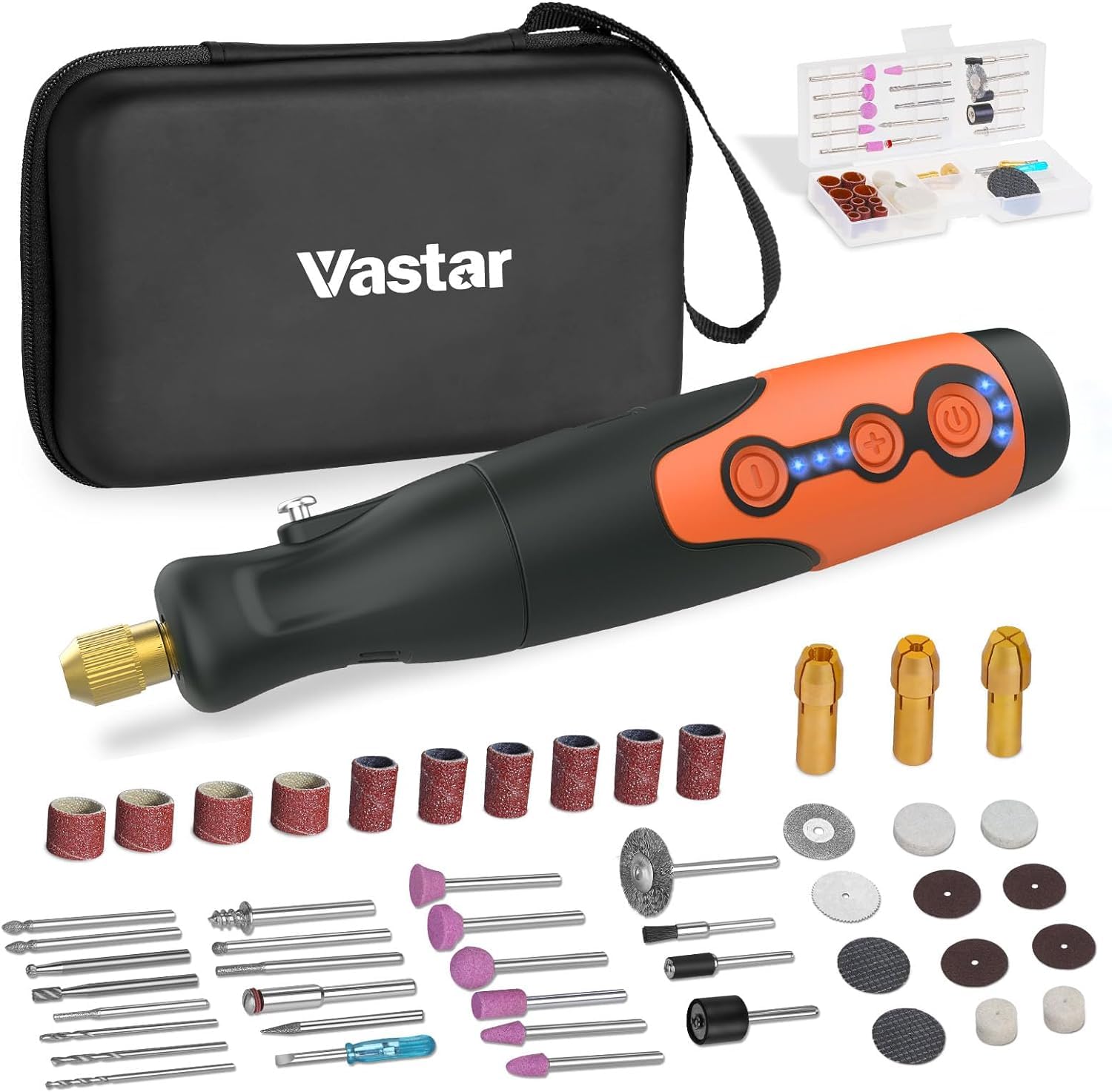 Vastar 135W Multi-Function Rotary Tools Electric Rotary Tool Kit, 6 ...