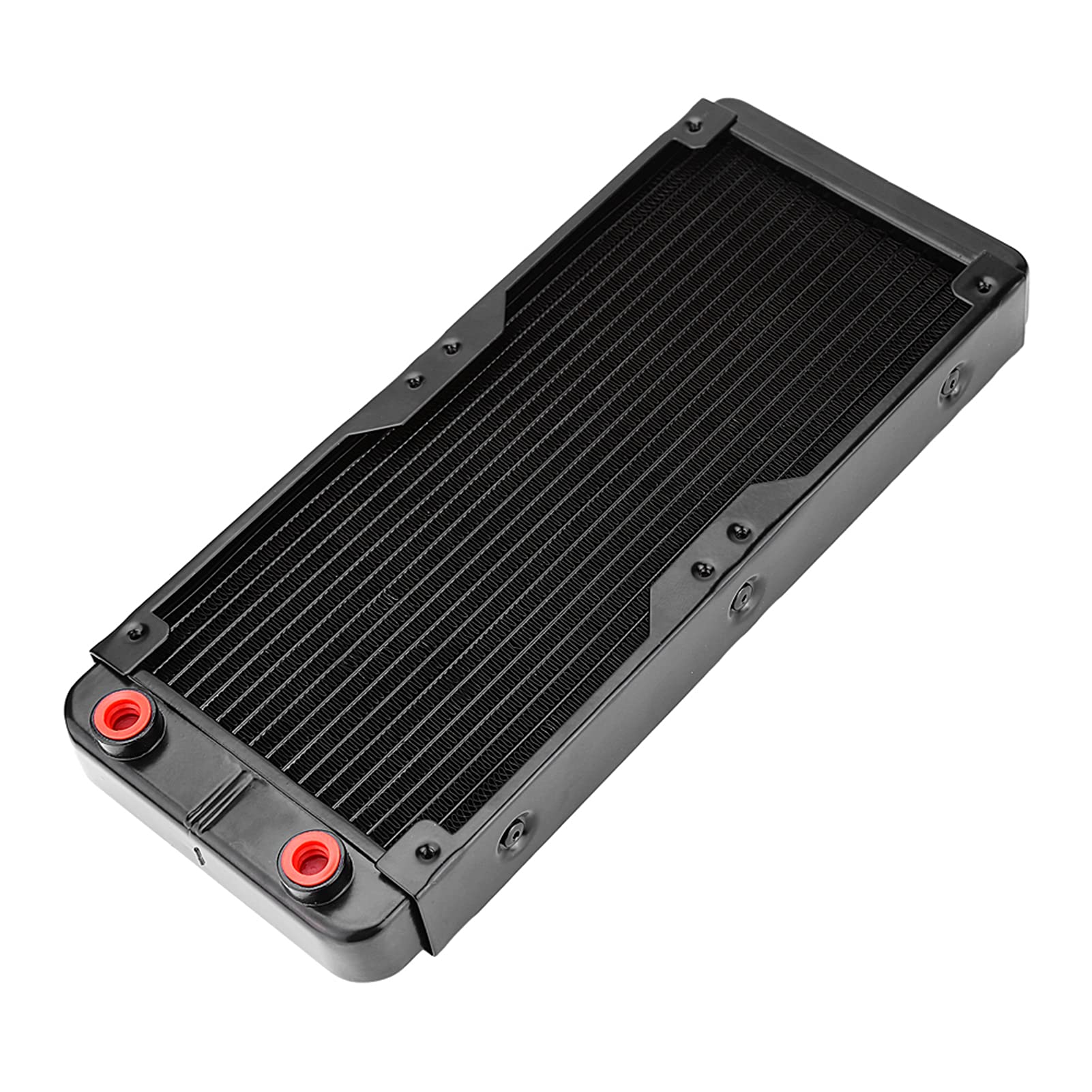 Water Cooling Radiator, 240mm G4/1 18 Tubes Thread Aluminum Water ...