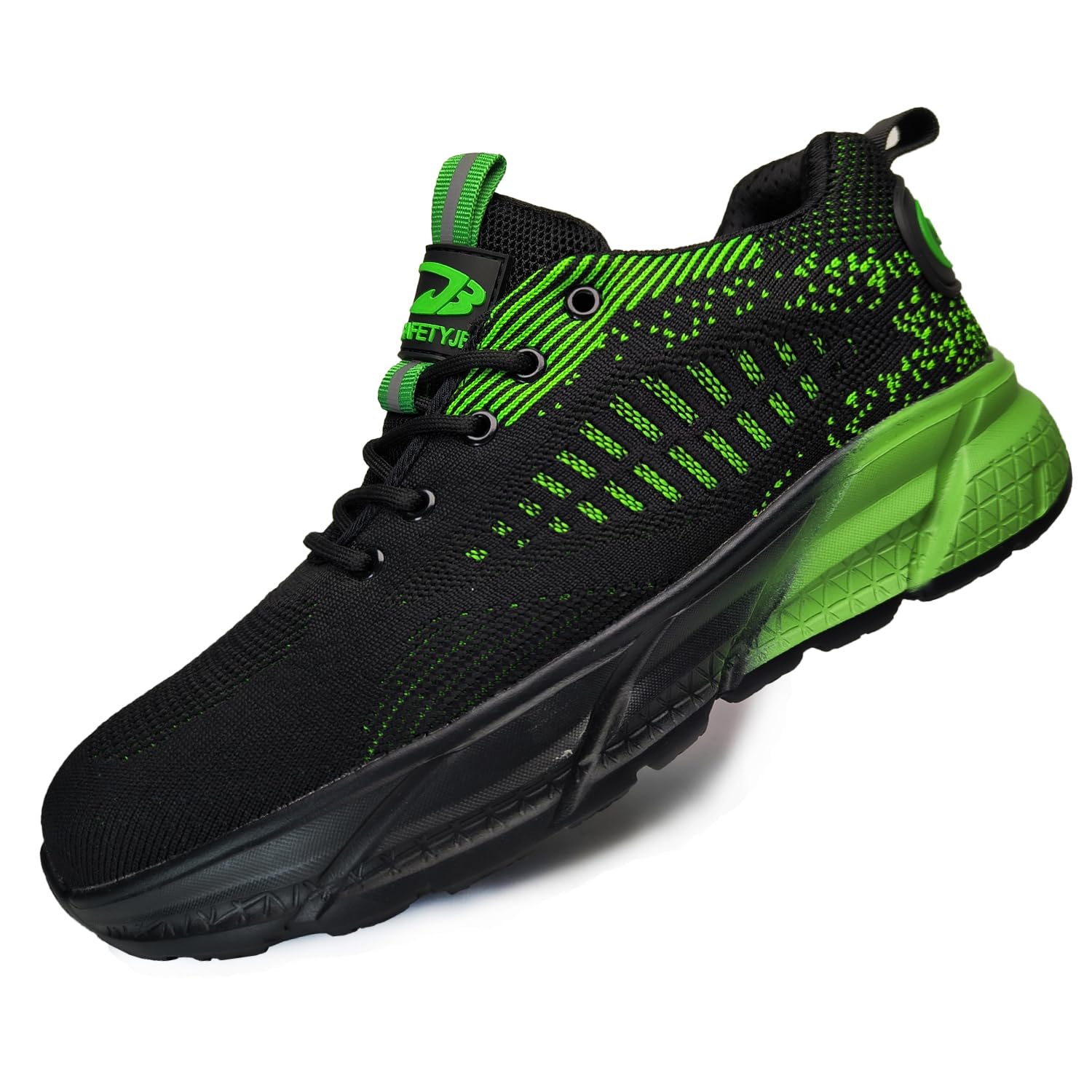 UnPtios Lightweight Safety Trainers Mens Safety Shoes Work Shoes Steel ...