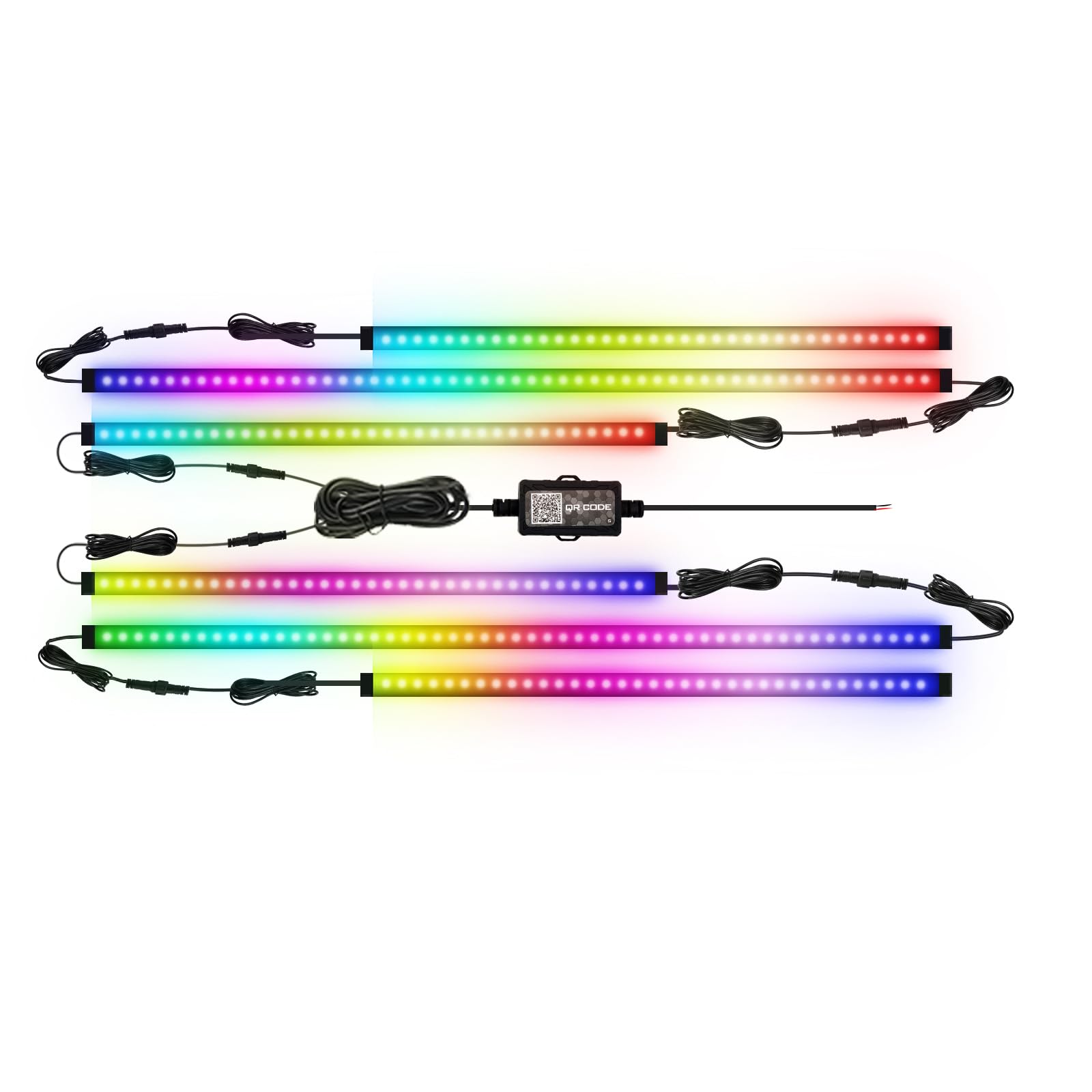 Exterior Car Underglow LED Strip Lights, 6PCS Dream Color Chasing Neon ...
