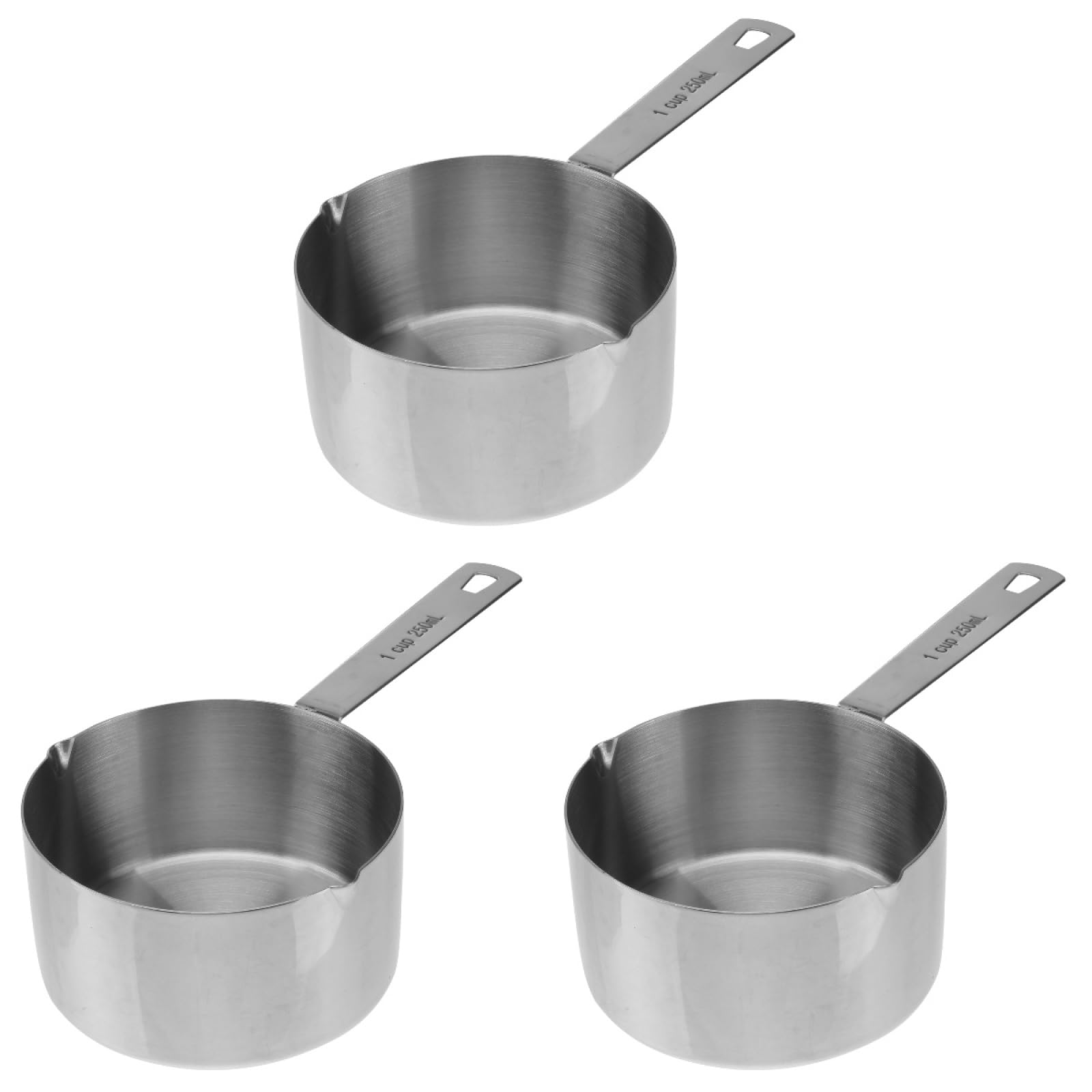 3 Pcs Saucepan Kitchen Measuring Pots Versatile Cooking Tools for ...