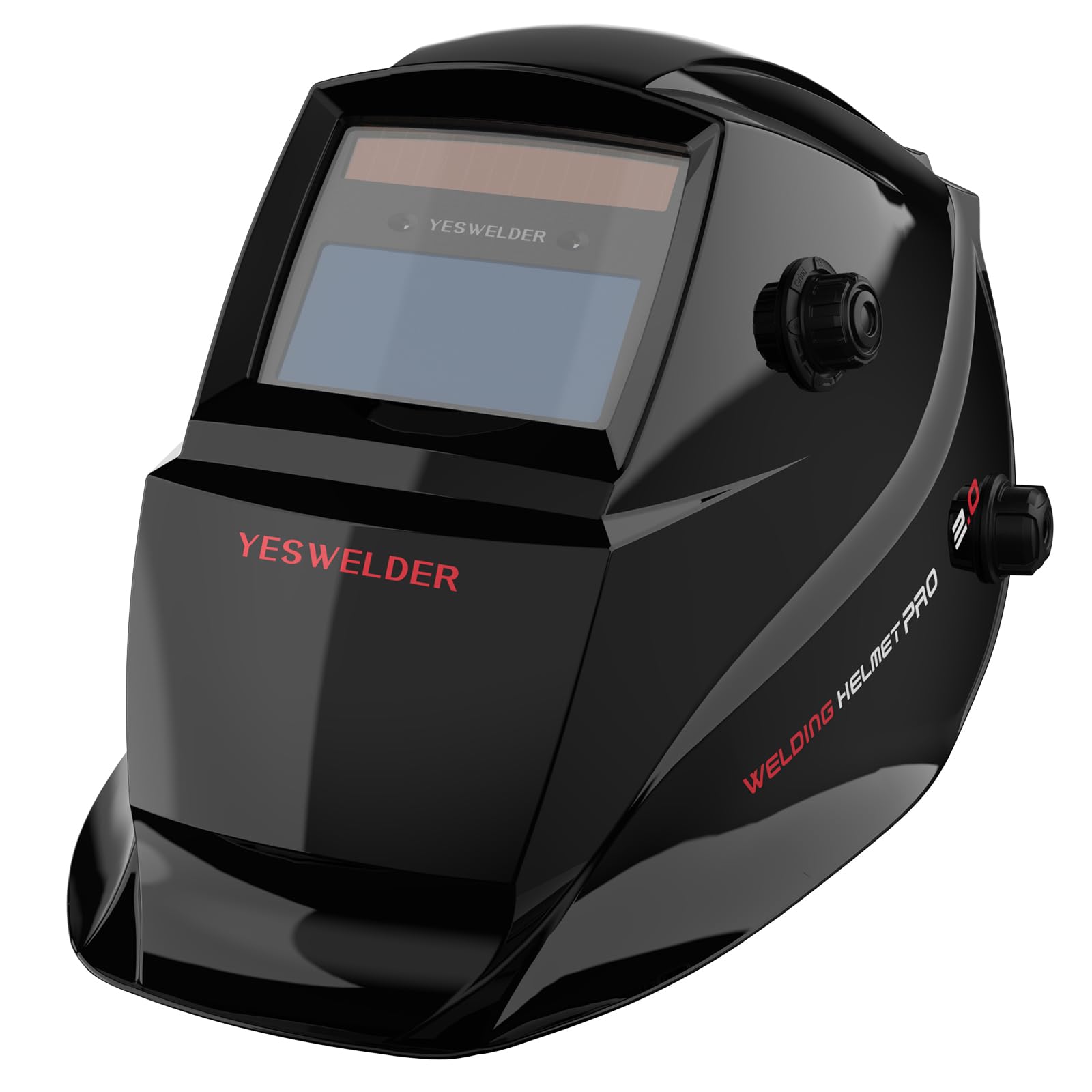 YESWELDER True Colour 92.5x42.5mm Welding Mask, Solar Powered Auto ...