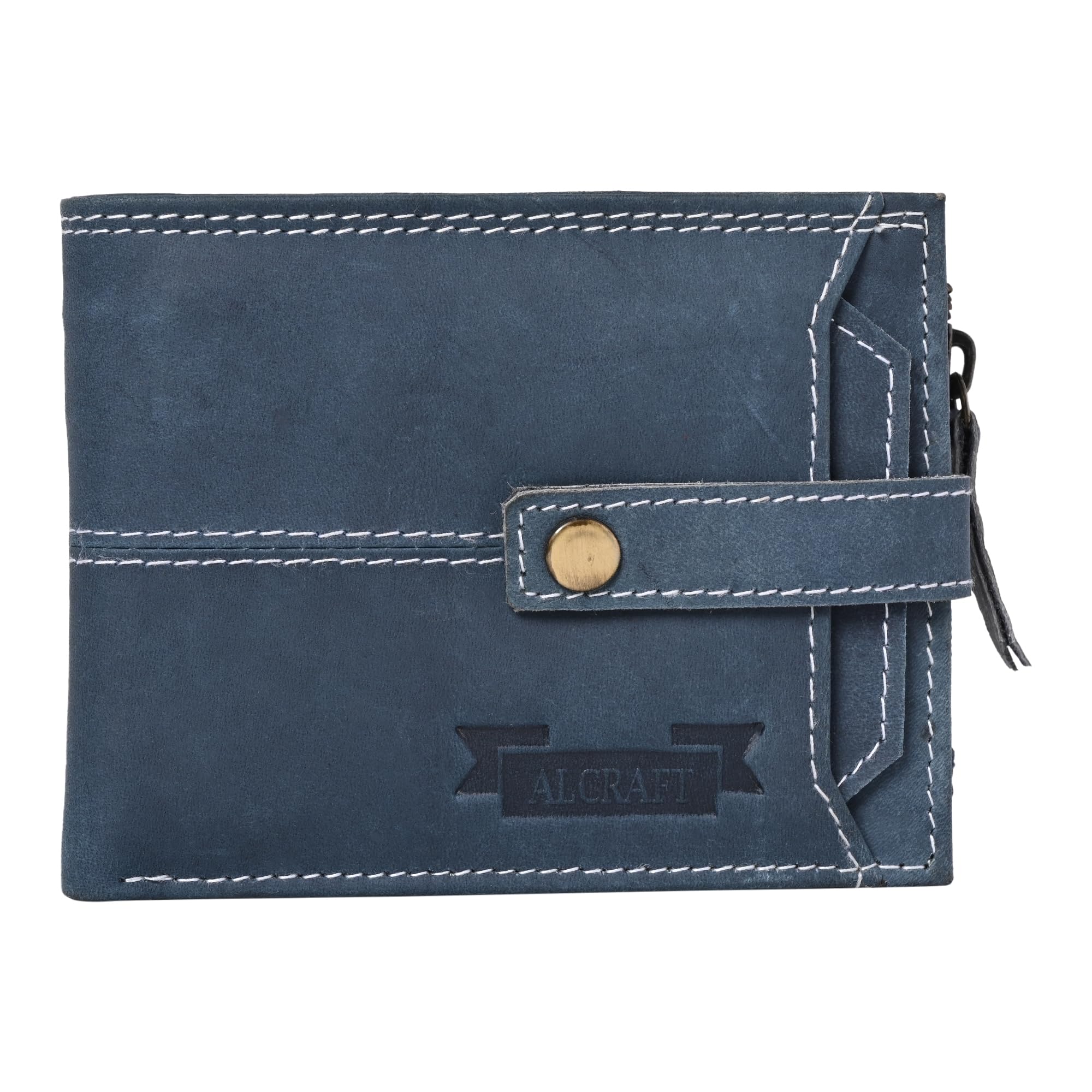 ALCRAFT Genuine Leather Wallet for Men ATM Card Wallet, Bifold Wallet ...