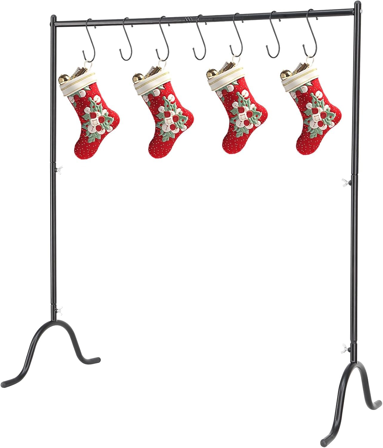 OLLIDOT Christmas Stocking Holder Stand, Heavy Duty Holiday Decoration ...