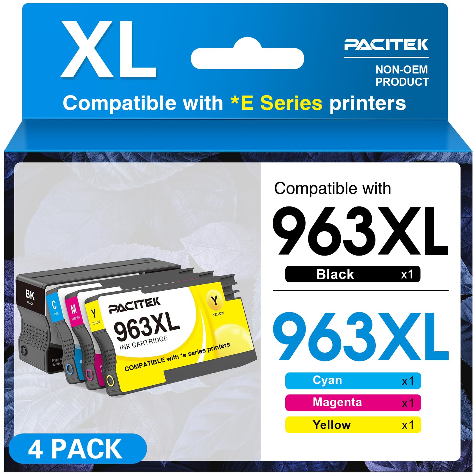 PACITEK Remanufactured 963XL Ink Cartridges Multipack Replacement for HP 963 XL for hp officejet ...