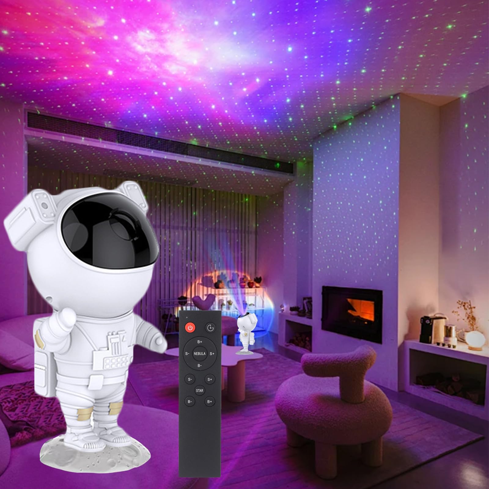 Astronaut Galaxy Projector Starry Night Light Projector, Astronaut ...