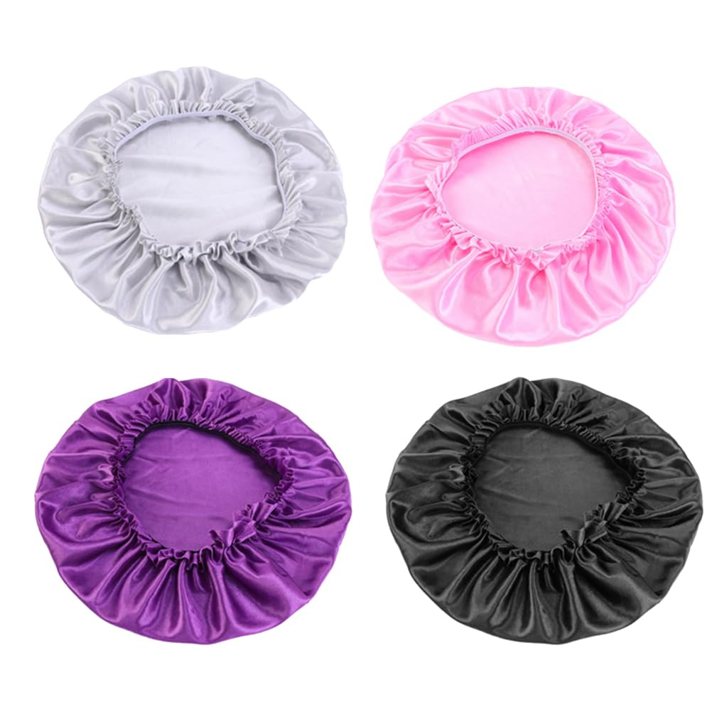 MERRYHAPY 4pcs Women’s Hats Silk Head Scarf Hair Handkerchiefs for ...