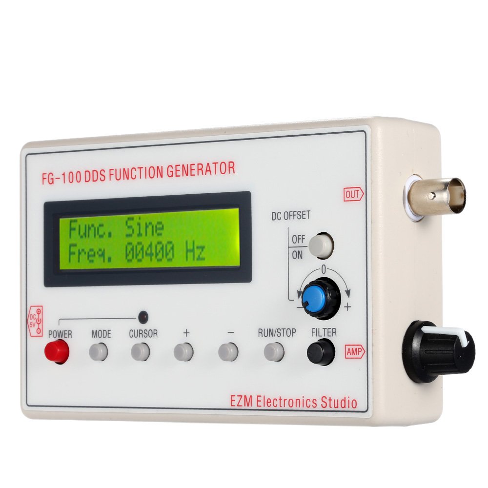 1HZ-500KHZ DDS Functional Signal Generator, KKnoon Low Frequency Signal ...