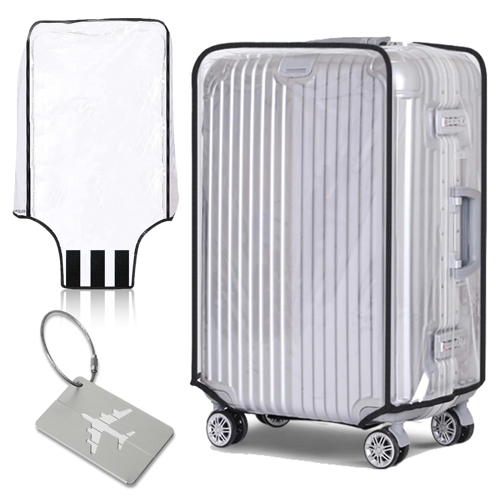 TuseRxln Suitcase Covers Protectors Luggage Covers, 1pcs Clear ...
