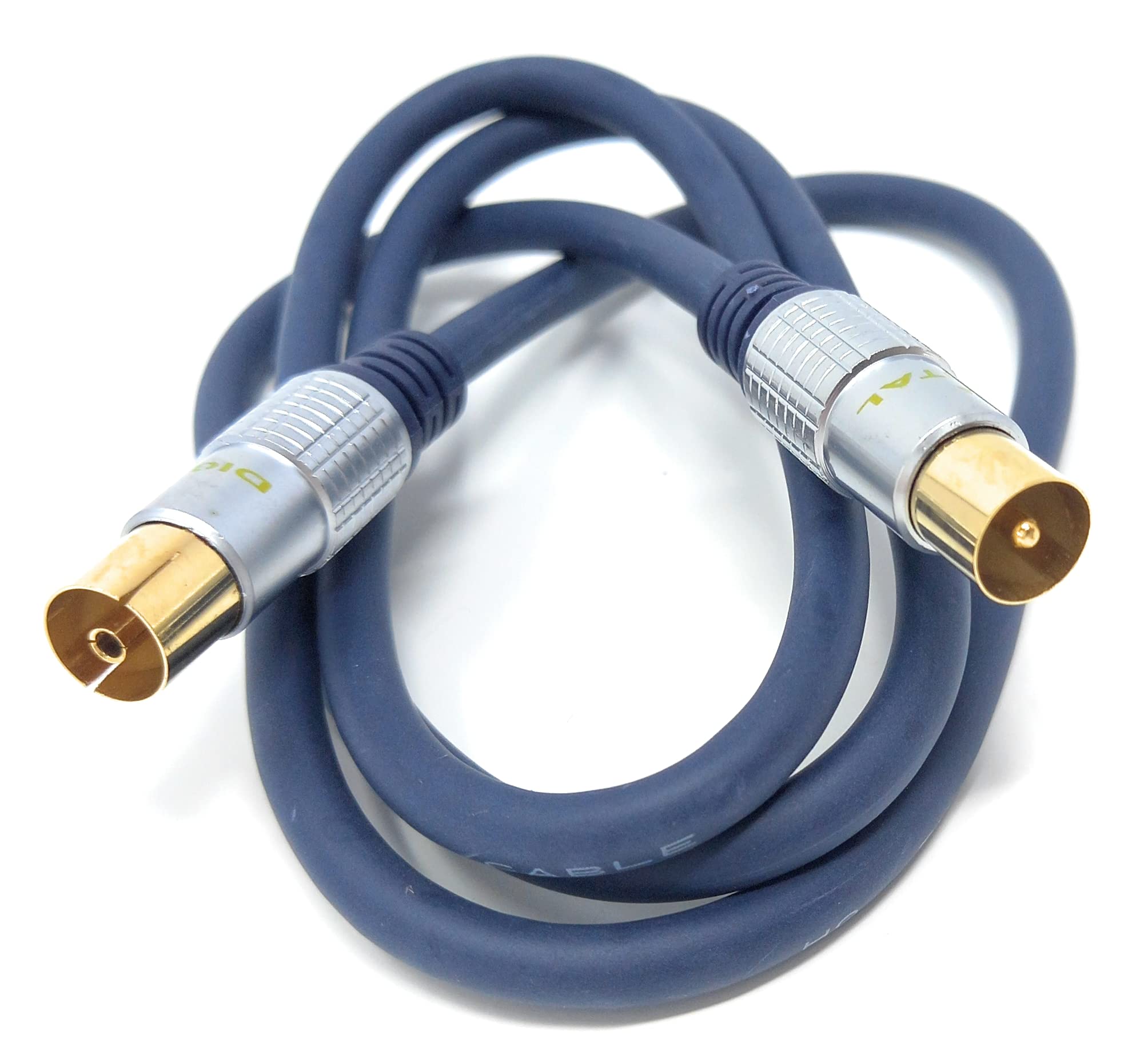 DRUT 2m, TV Antenna Coax Male to Female, Plug to Socket Coaxial ...