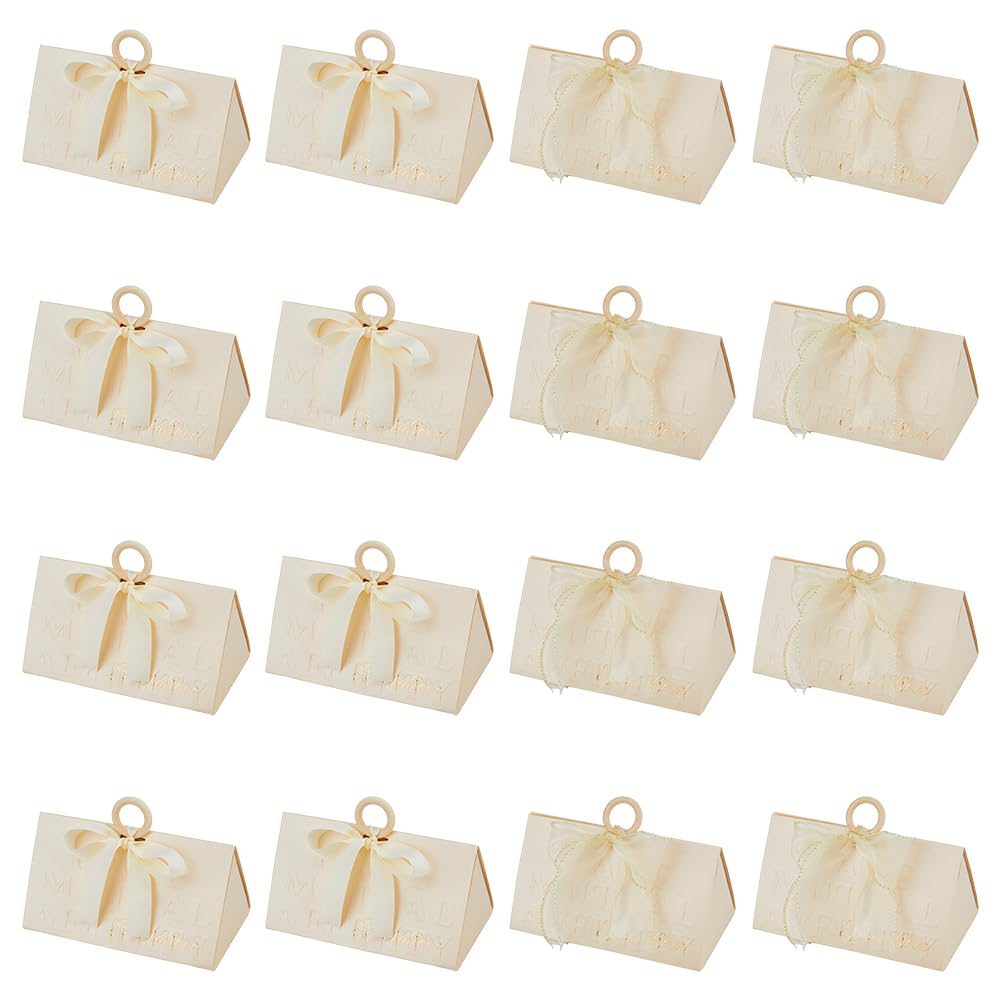 DICOSMETIC 30 Sets Cardboard Candy Box 2 Styles Wedding Favor Boxes ...