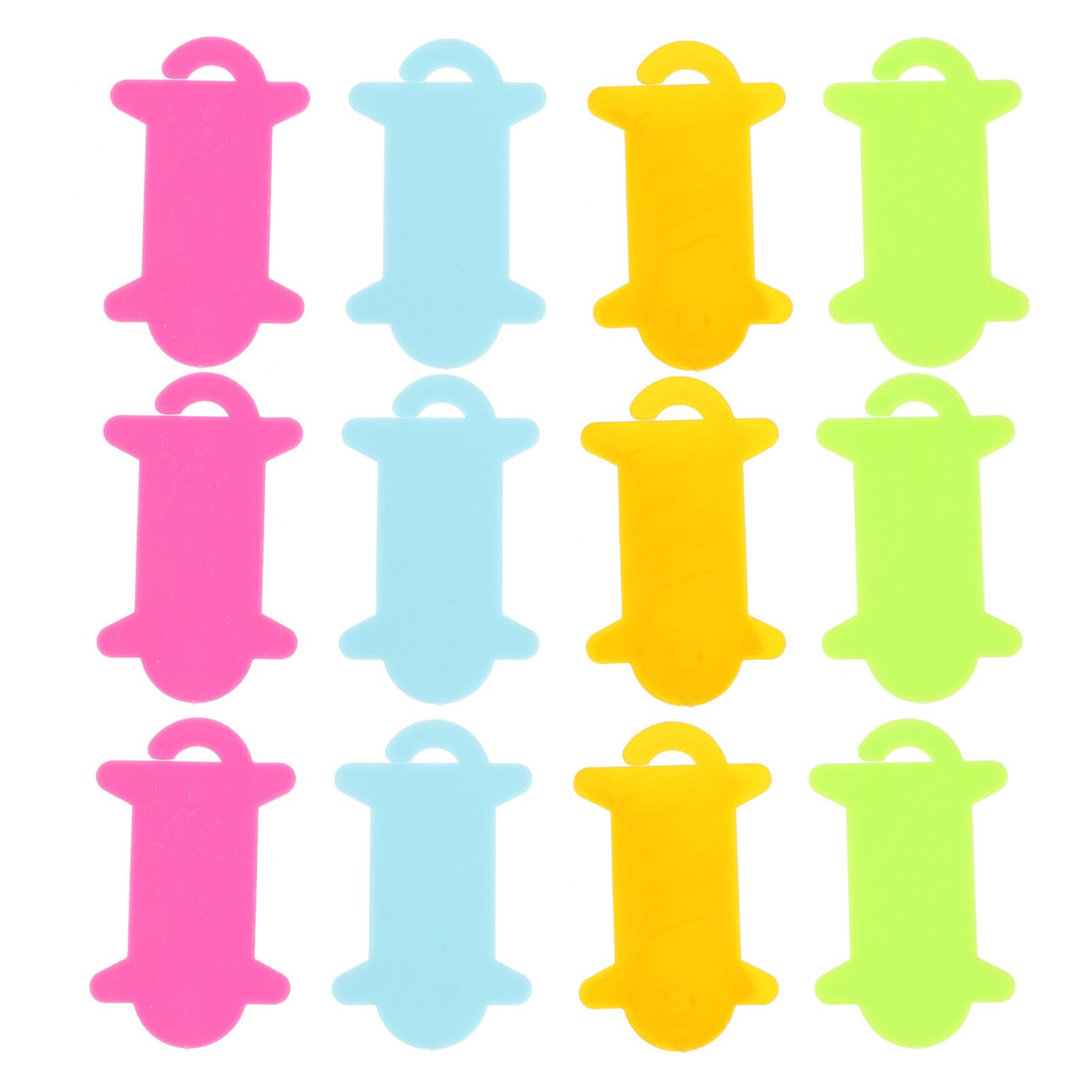 SEWACC 100Pcs Large Yarn Bobbin Plastic Winding Board Thread Weave ...