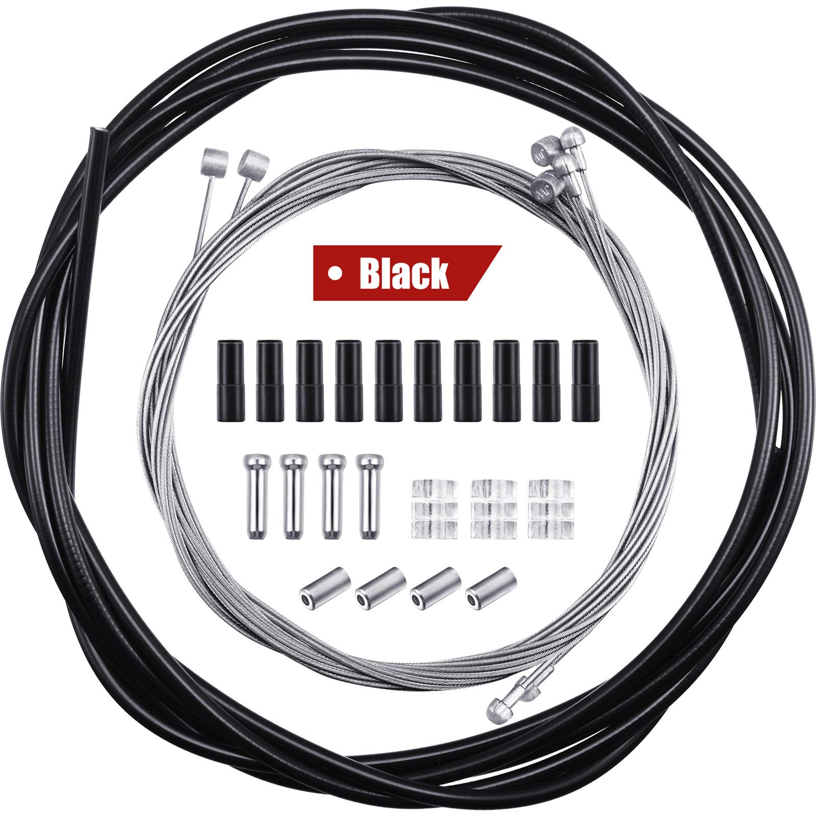 4 Pieces Universal Bike Inner Brake Cable Housing Kit Bicycle Brake ...