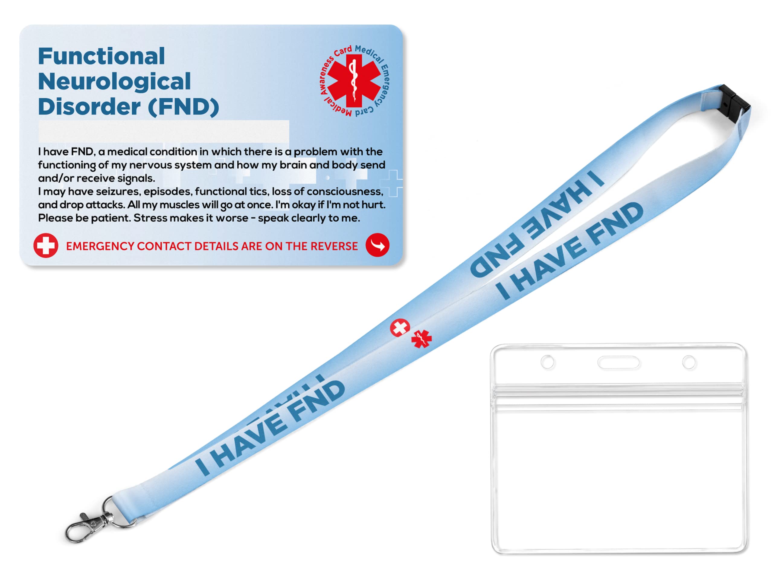 Cukko's Functional Neurological Disorder (FND) Medical Emergency Card ...