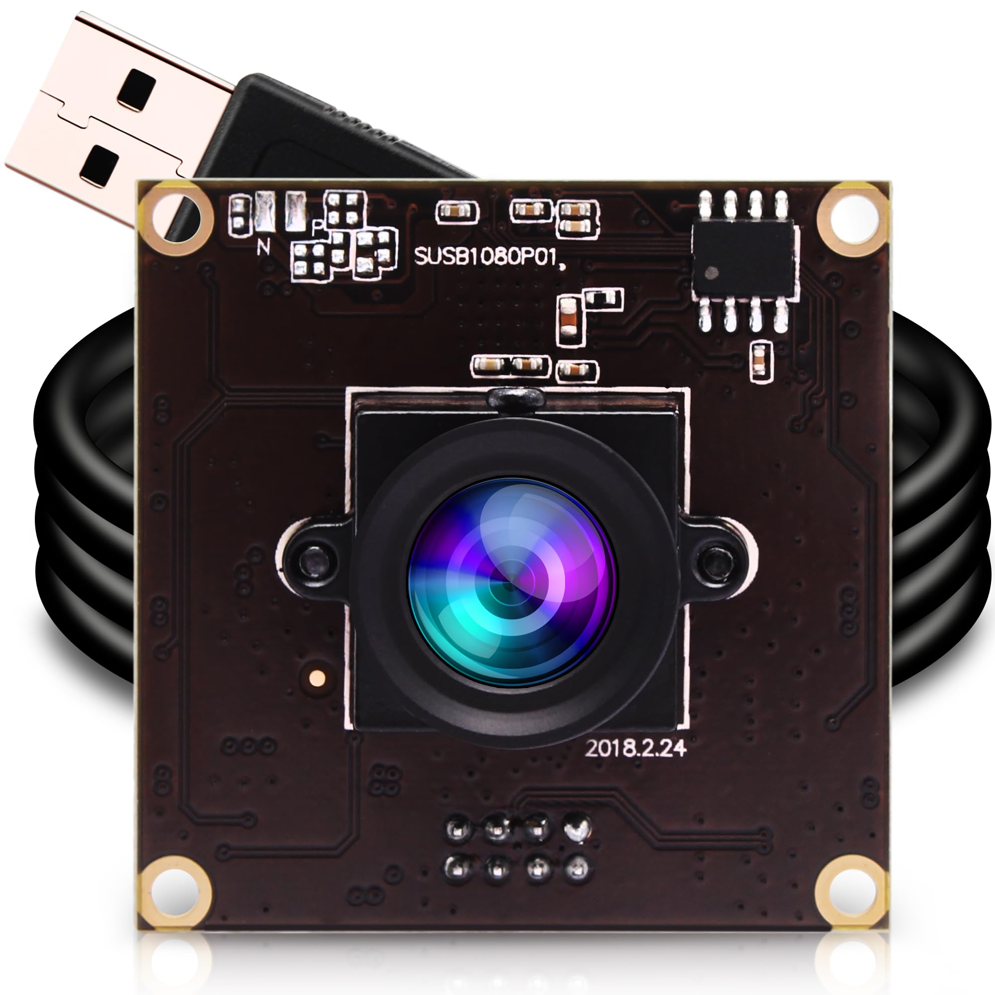 ELP USB Camera Module 50fps High Speed USB Camera for Computer 1080P ...