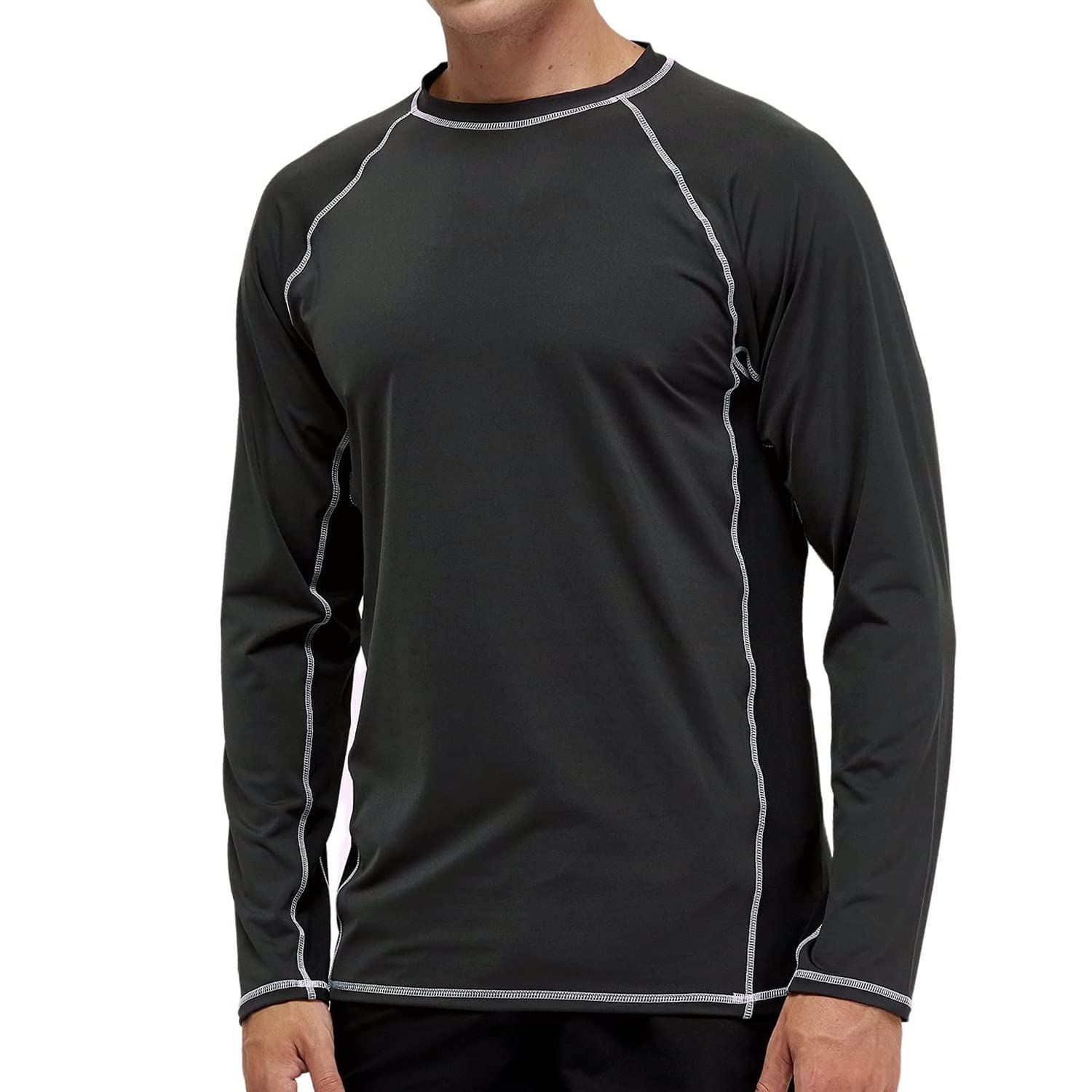 Arcweg Rashguard Men Long Sleeves Diving UV Protection UPF 50+ Elastic ...