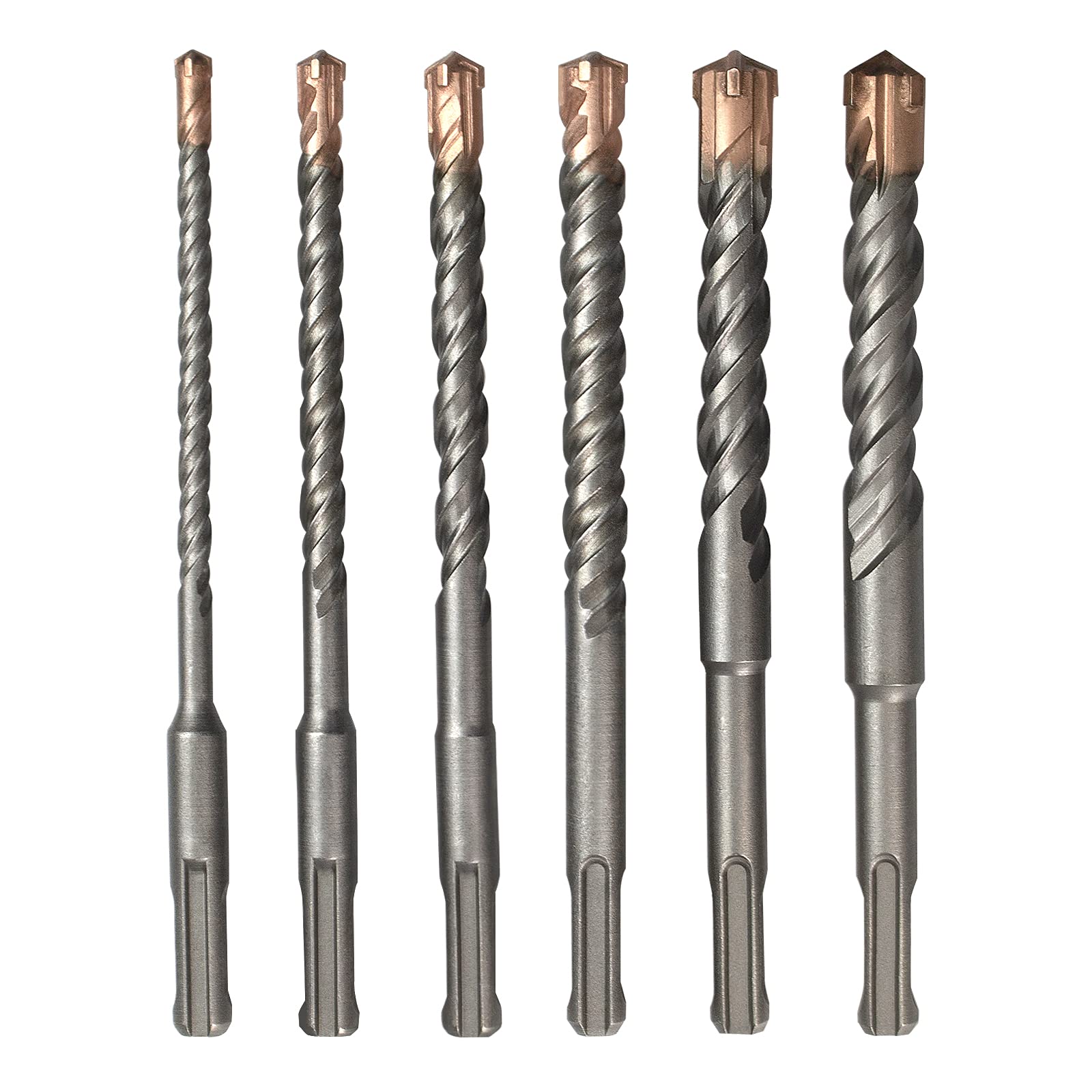 Meccion SDS Plus Hammer Drill Bits Professional Tungsten Cross Tip ...