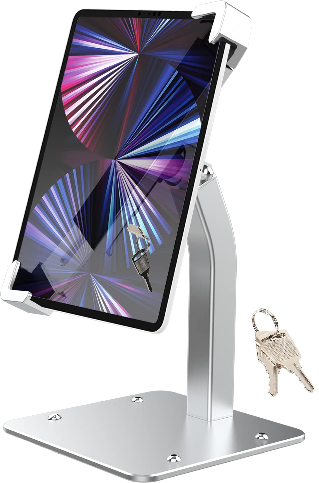 Oilcan Anti Theft Tablet Stand, Desk iPad Security Holder with Lock ...