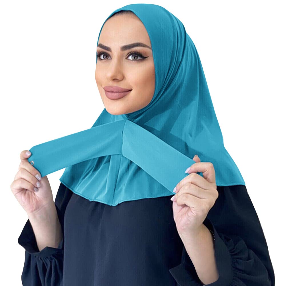 IBTOM CASTLE Modal Hijab Cap for Muslim Women Stretchy Turban islamic ...