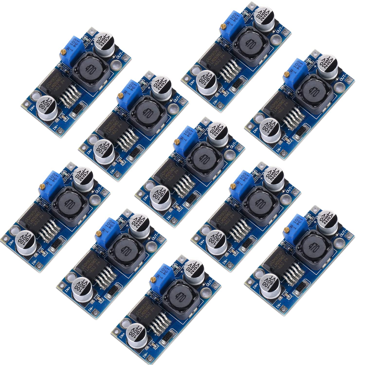 Yizhet 10 Pack Buck Converter DC to DC Converter High Efficiency ...