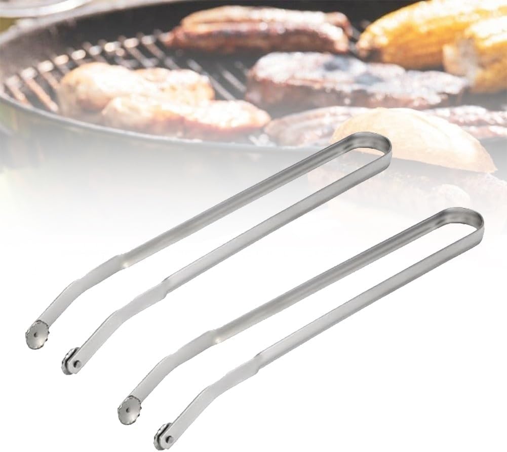 WEISIPU Grilling BBQ Sausage Turning Tongs for Cooking,Stainless Steel ...