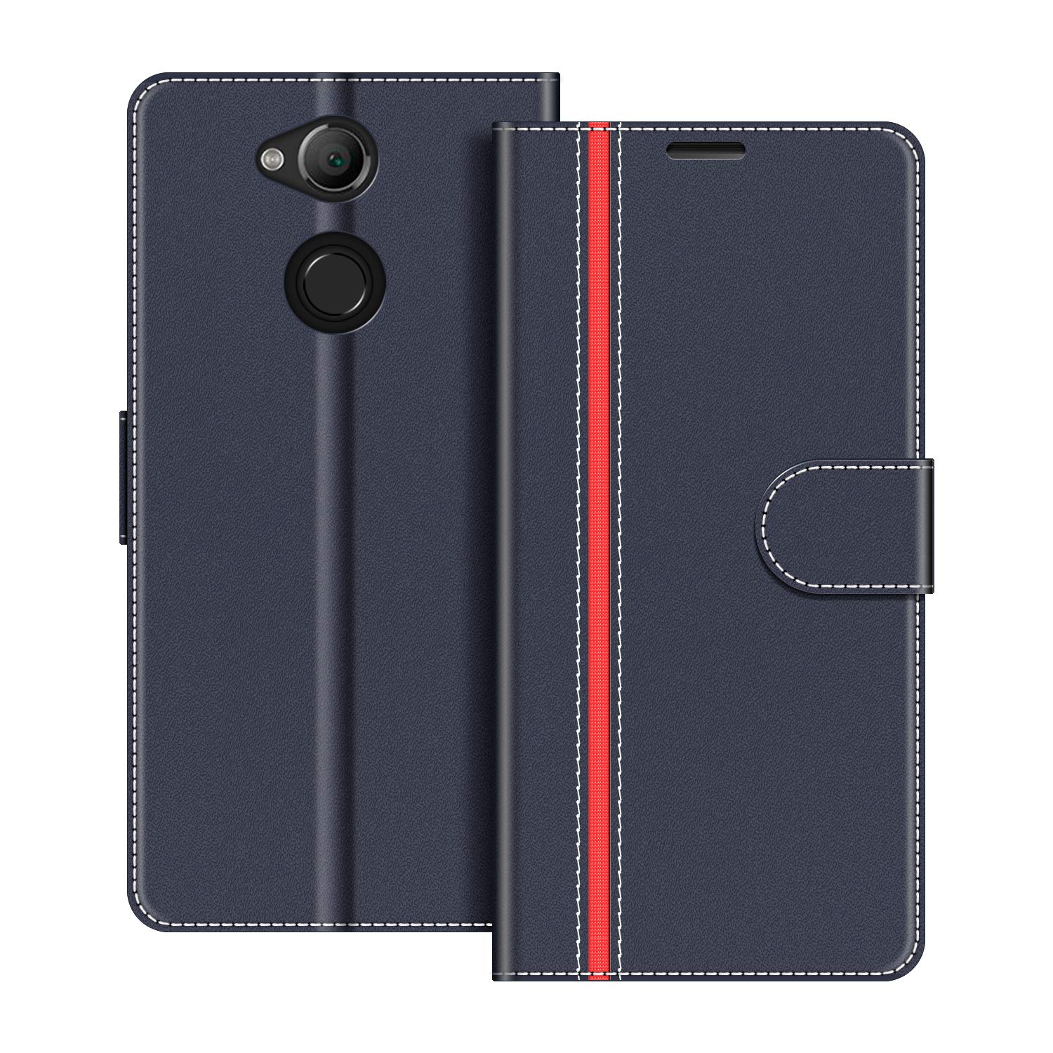 COODIO Phone Case For Sony Xperia XA2 Ultra, Magnetic Flip Leather Case ...