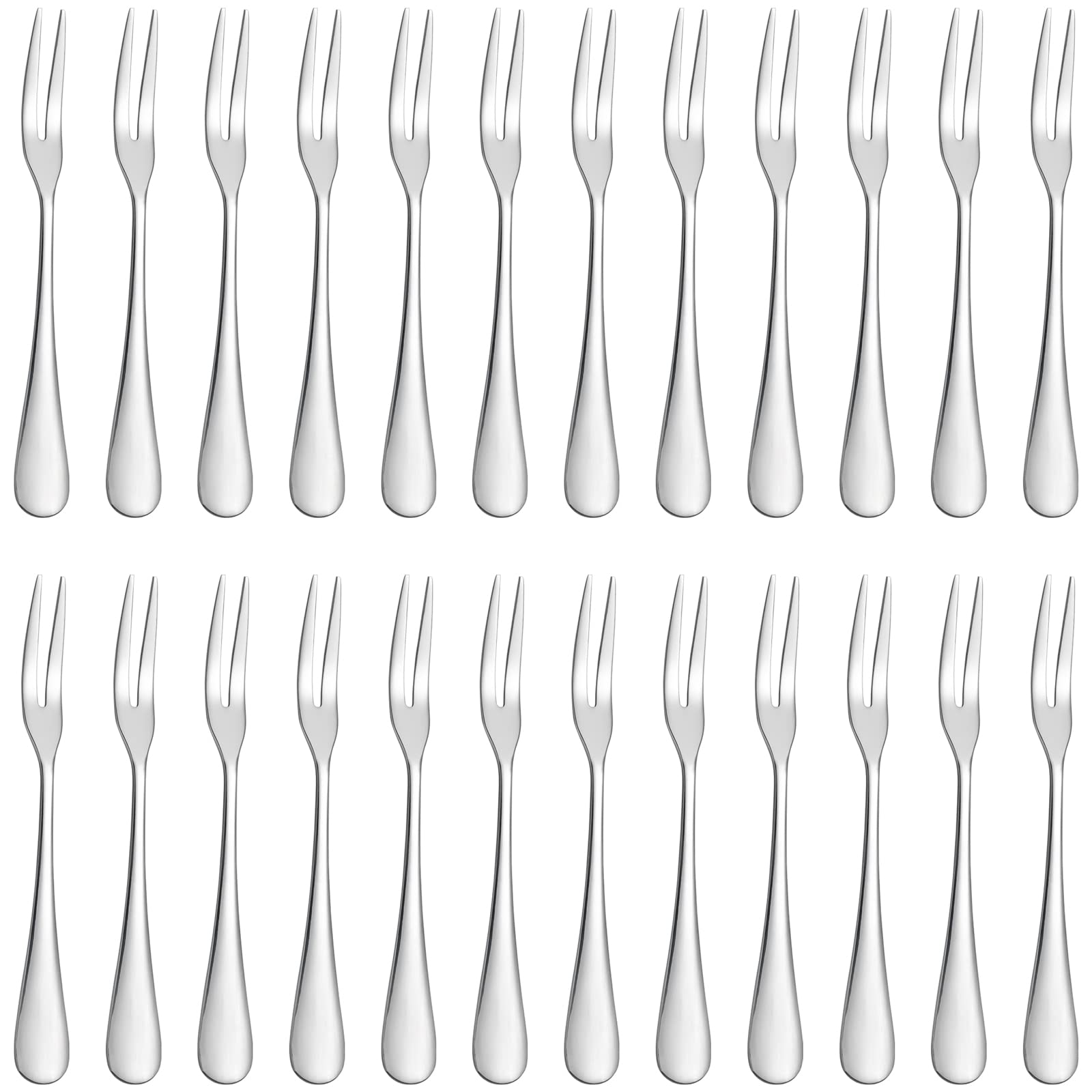 Mini Dessert Forks Stainless Steel Set Small Forks for Dessert Salad ...