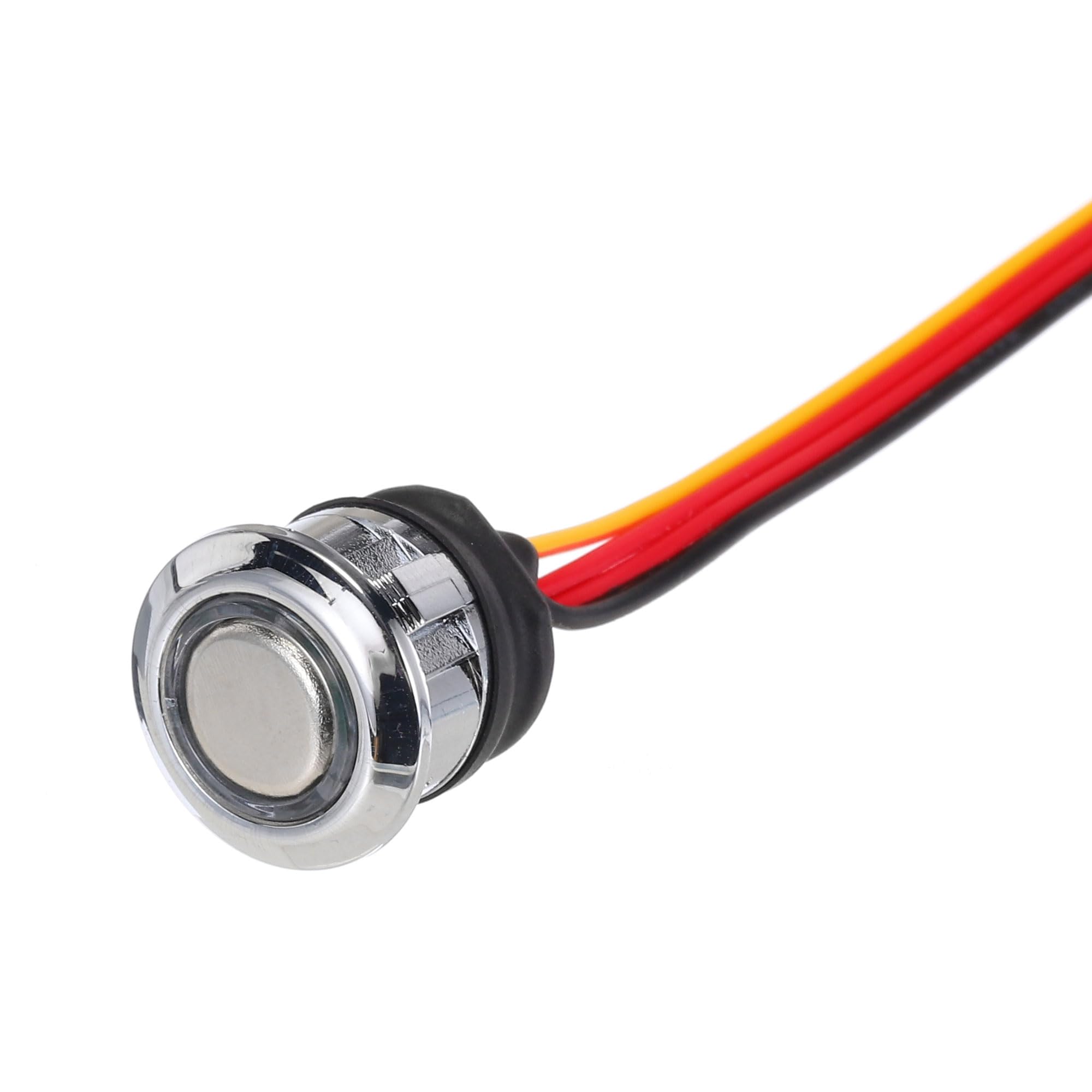 sourcing map DC 12V Touch Dimmer Switch with Blue Indicator Light 16mm ...