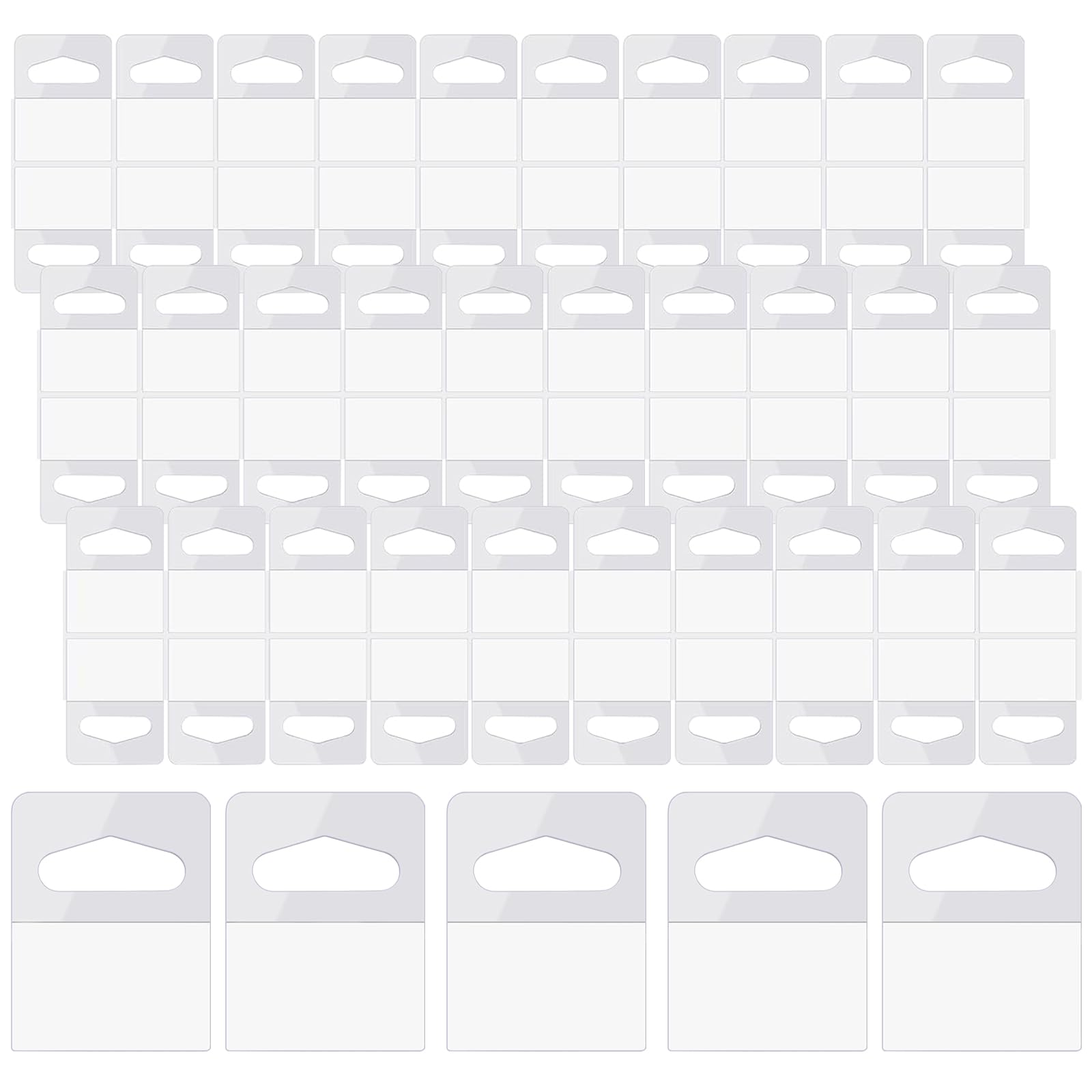 300pcs Adhesive Hanging Tabs, File Tabs for Hanging Folders, Hole ...