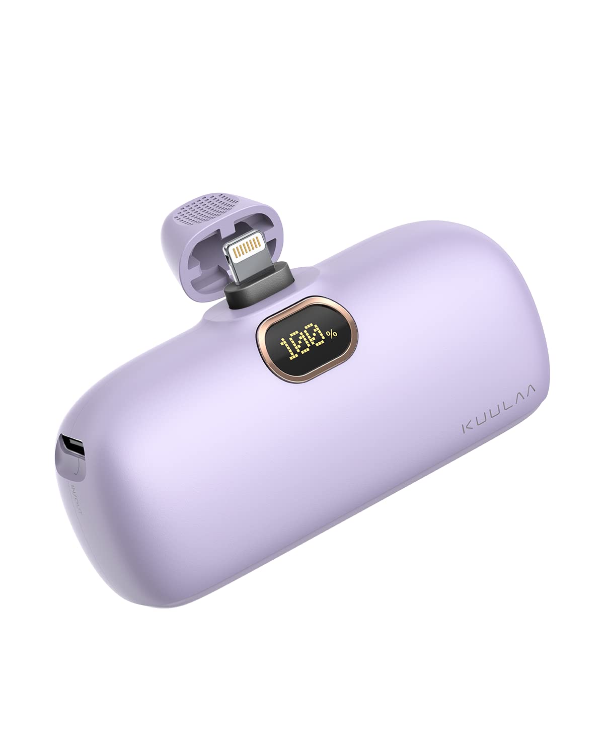 Kuulaa Mini iPhone Power Bank 5000mAh Battery Power Bank Small Portable ...