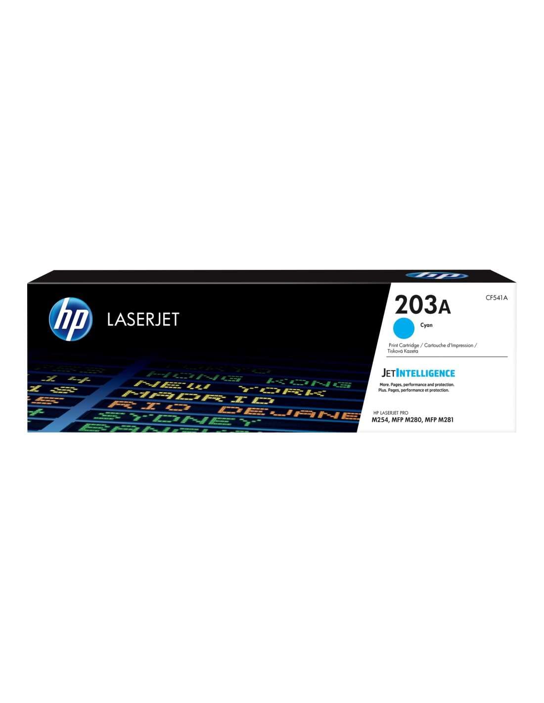 HP CF541A 203A Original LaserJet Toner Cartridge, Cyan, Single Pack