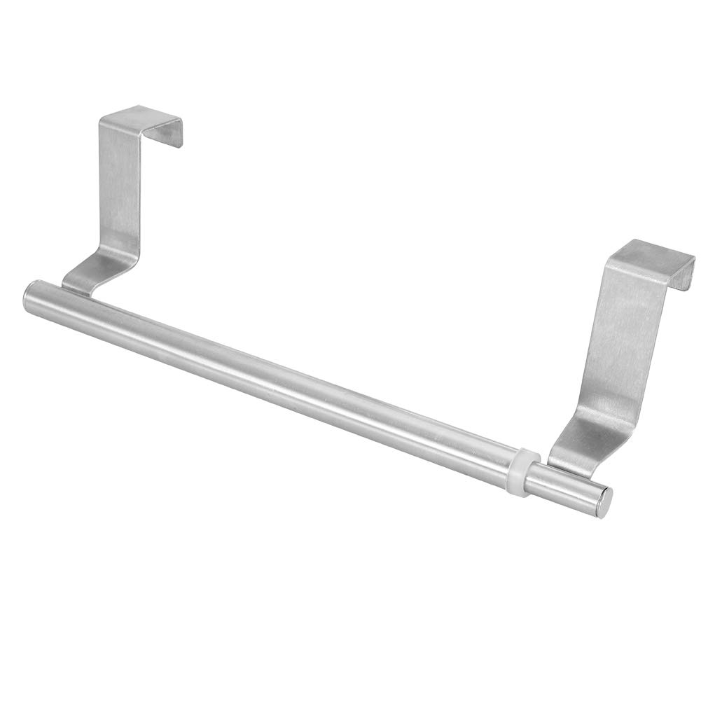 FTVOGUE Over Door Towel Rail Holder Retractable Stainless Steel Bath ...
