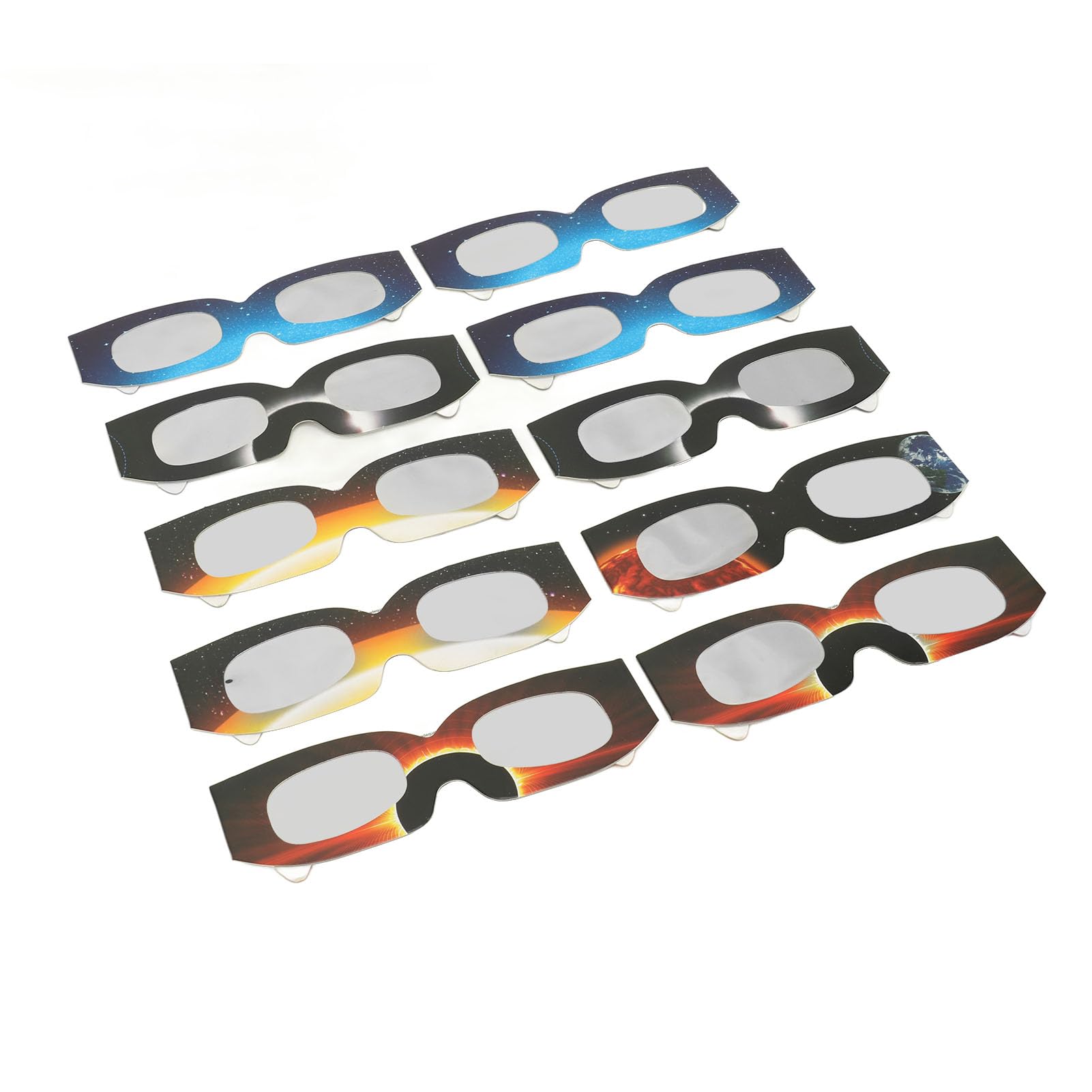 Solar Eclipse Glasses, 10Pcs Eclipse Glasses for Solar Eclipse Viewing ...