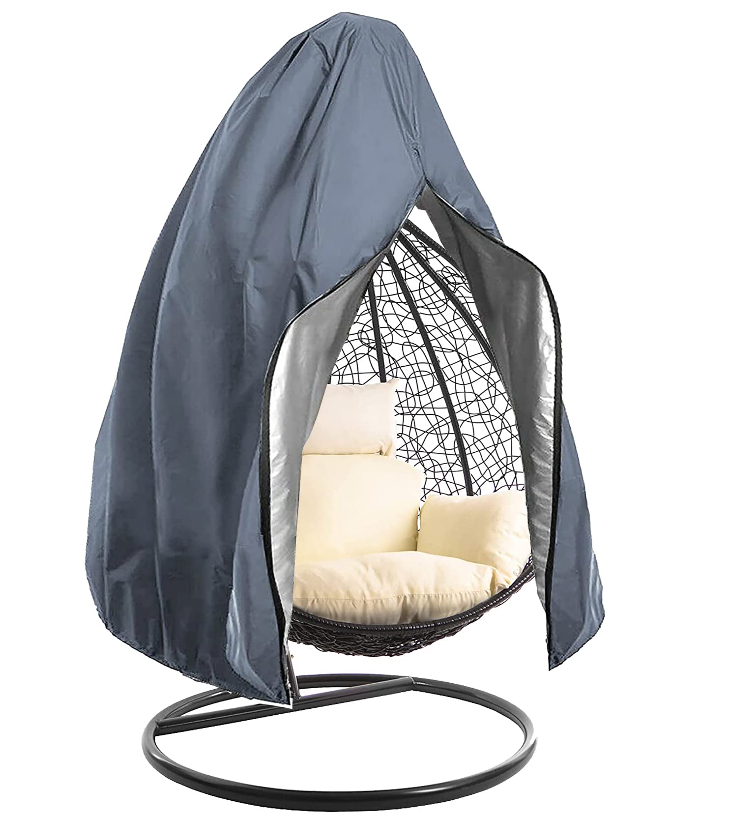 Emwel 190x115cm Hanging Chair Cover - Egg Swing Chair Cover, Outdoor ...