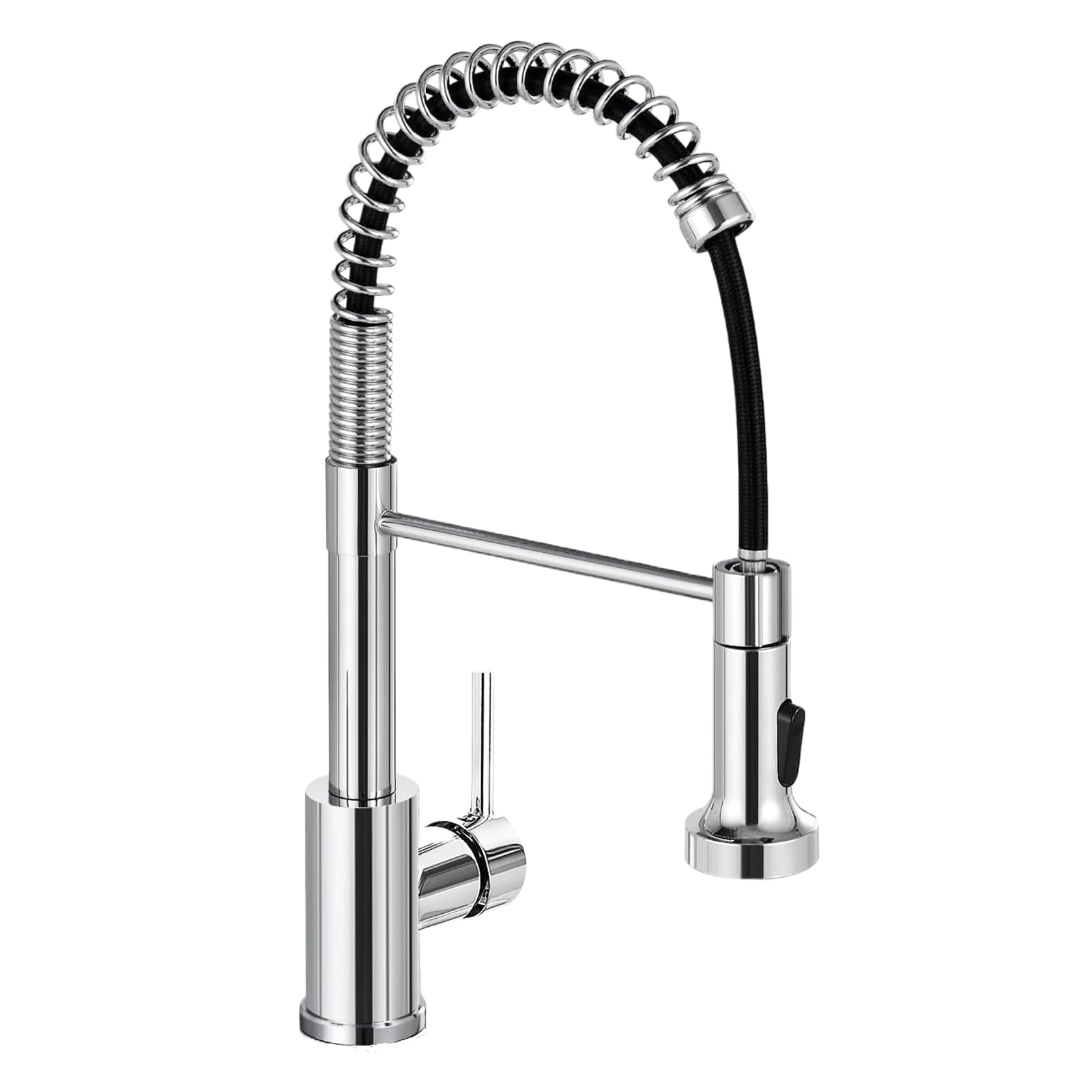 DJS Kitchen Taps Mixer,Spring Kitchen Sink Taps with Pull Out Spray ...
