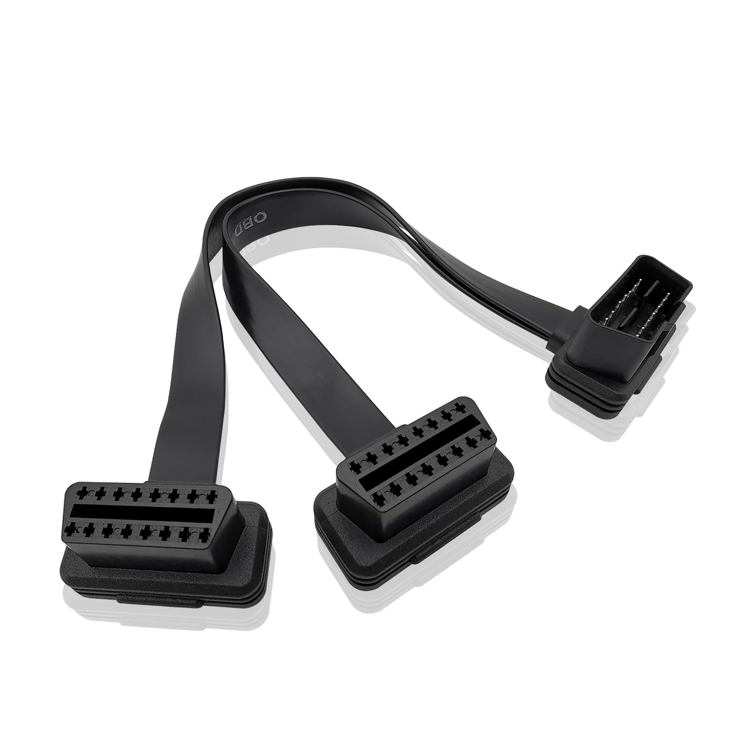 iYueMps OBD-II Splitter Cable, 30cm OBD2 Extension Cable,Car Auto 16 ...