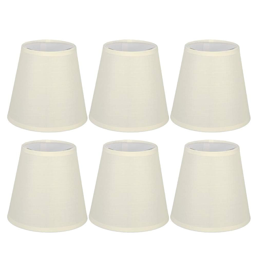 HERCHR Clip on Lamp Shades,E14 Screw Fabric Light Shade,Wall Light ...