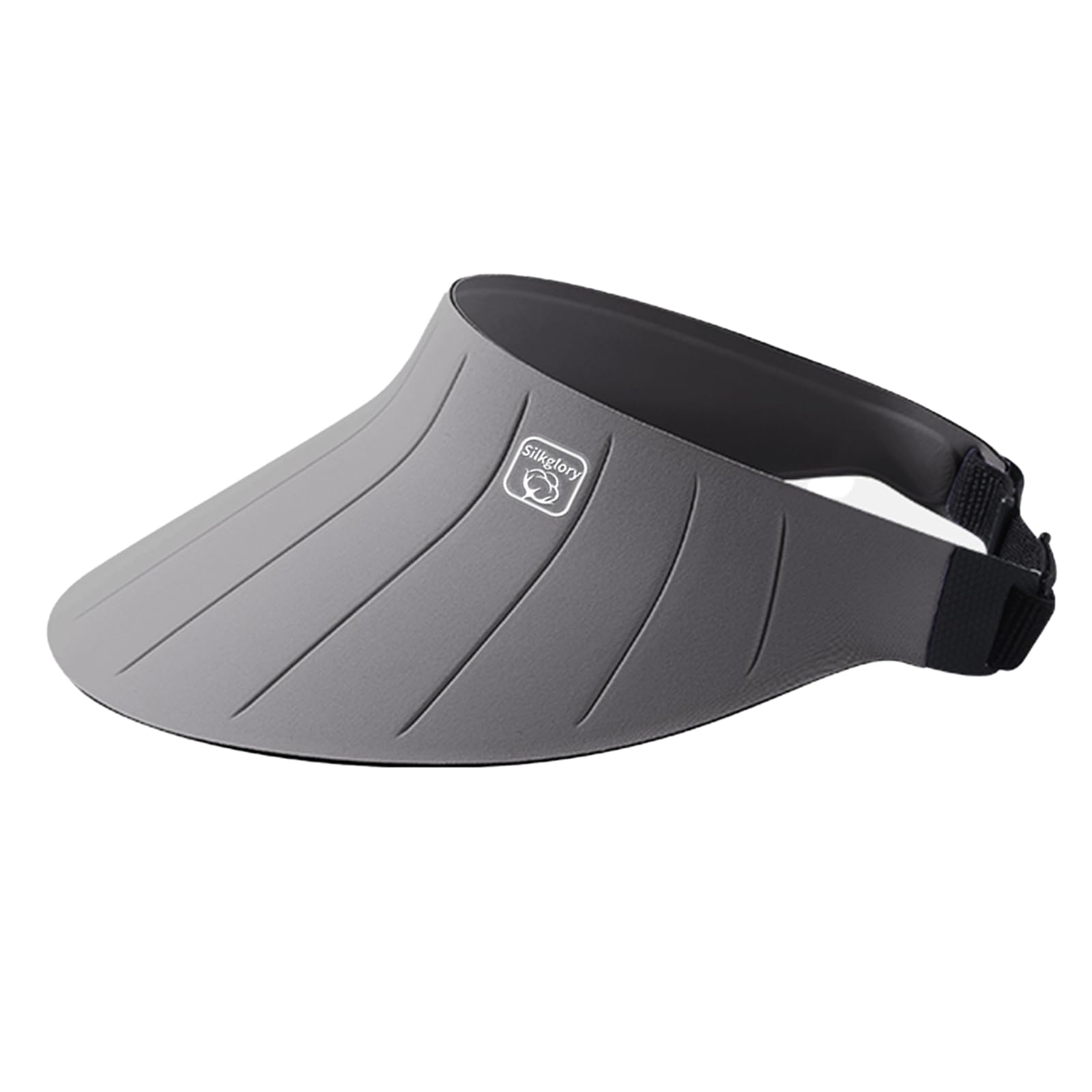 Silkglory Visors for Women No Trace Foldable Beach Visors Cap UV ...