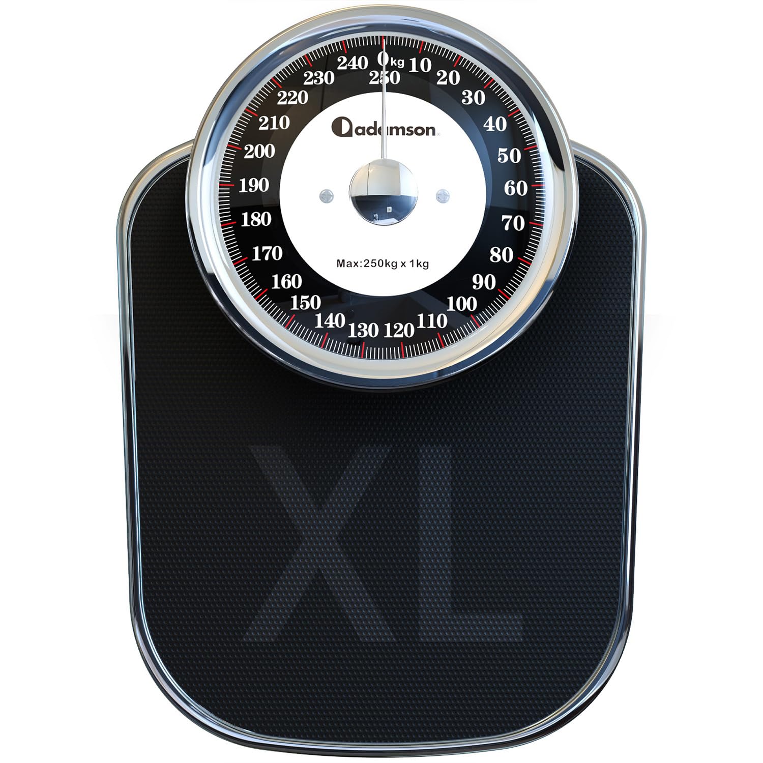 Adamson A28 Bathroom Scales - Up to 250 kg, Heavy Weight, Anti-Skid ...